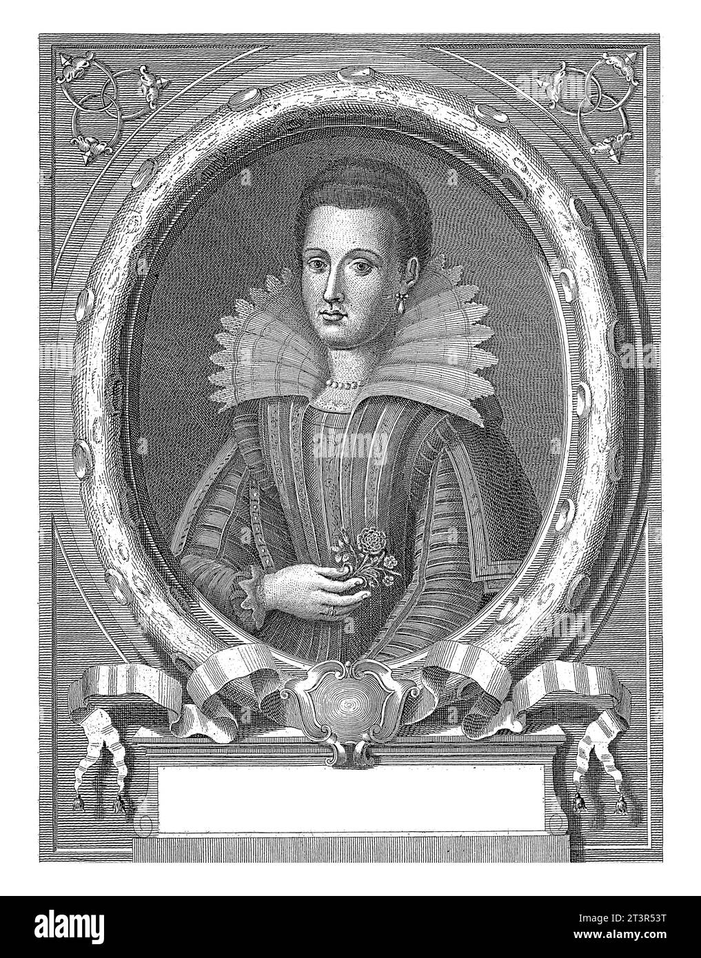 Portrait of Bianca de' Medici, Francesco Allegrini, after Giuseppe ...