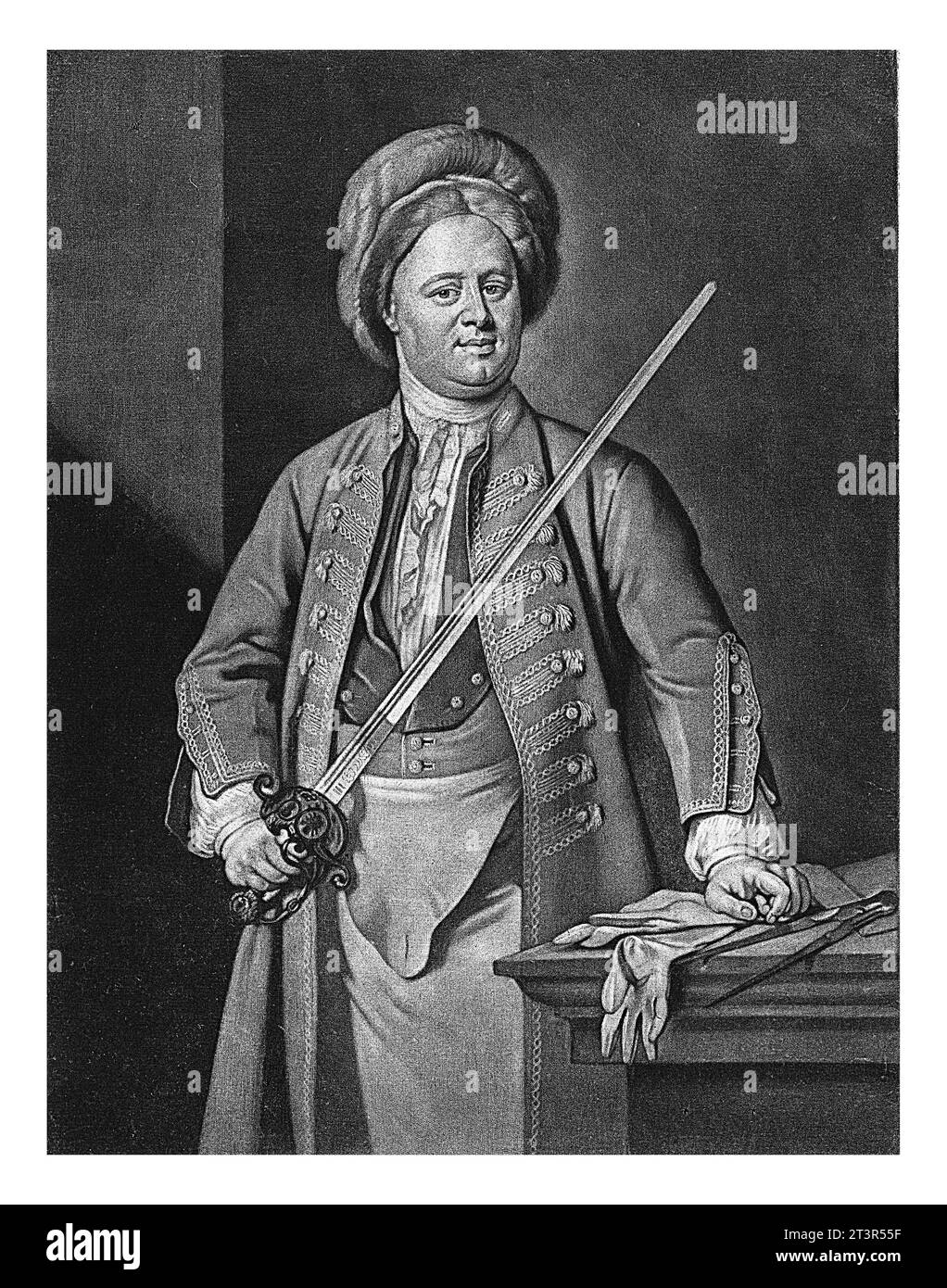 Portrait of a Man, possibly James Brydges, Alexander van Haecken, after ...