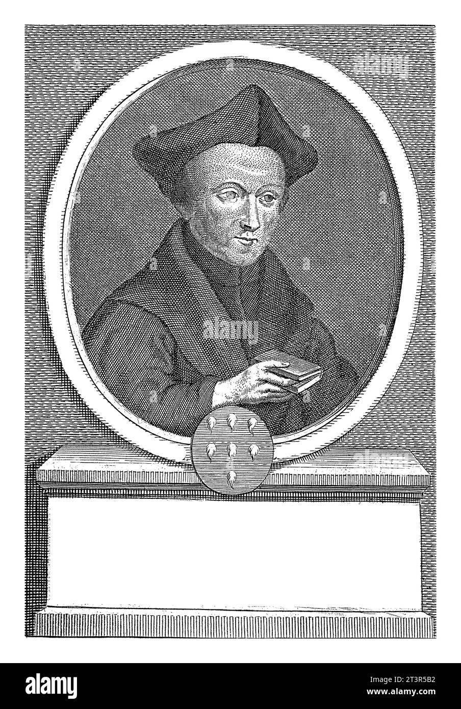 Portrait of priest Nicolaus van Esch, Jan Baptist Berterham, 1696 ...