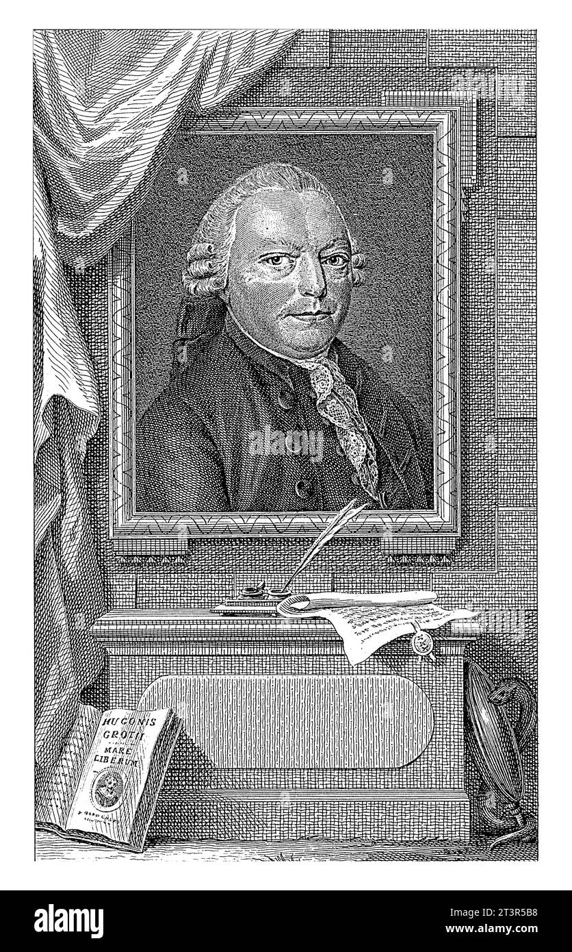 Portrait of Engelbert Francois van Berckel, Reinier Vinkeles (I), after ...