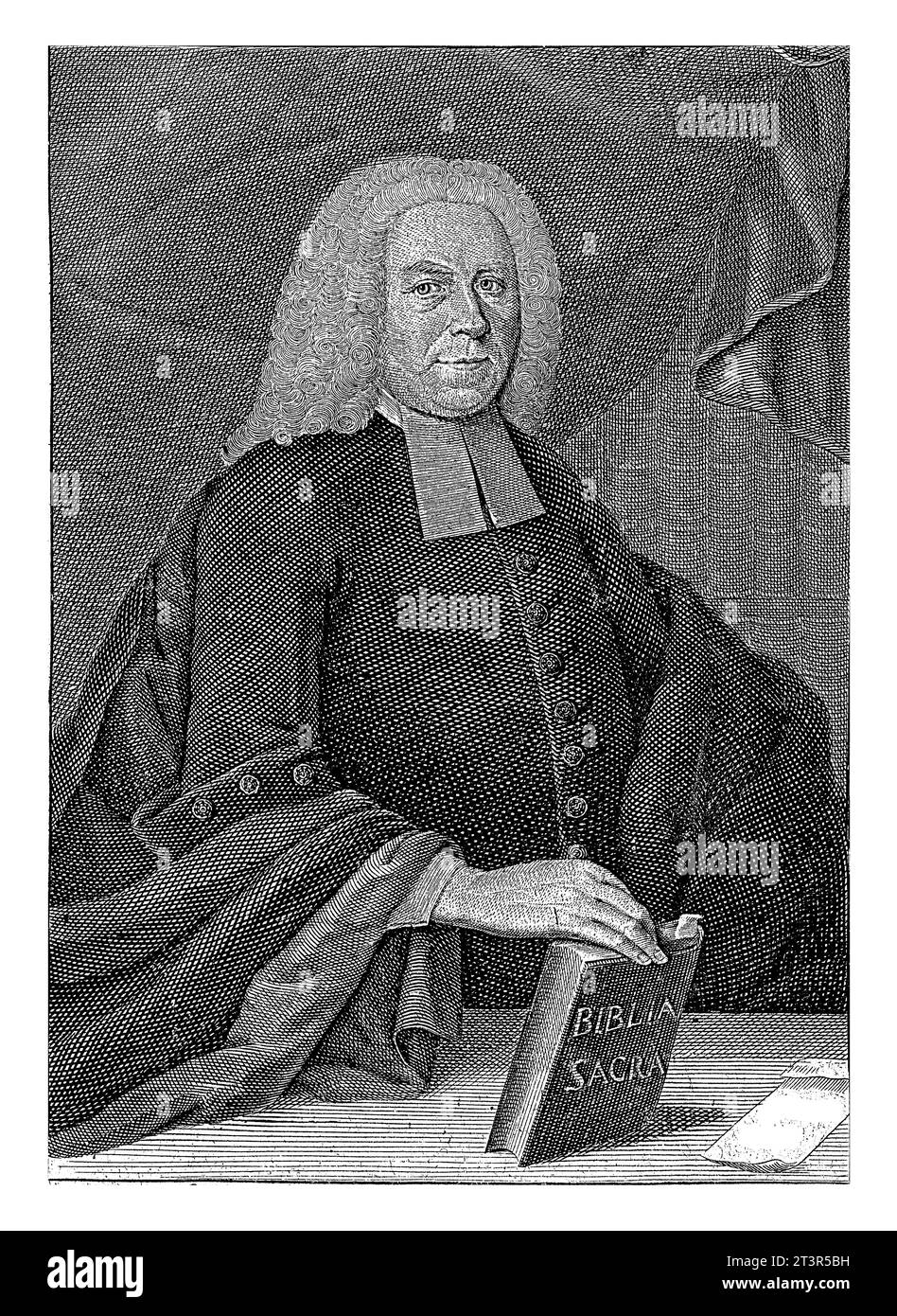 Portrait of Johan Georg Hagemann, Christian Friedrich Fritzsch, 1744 ...