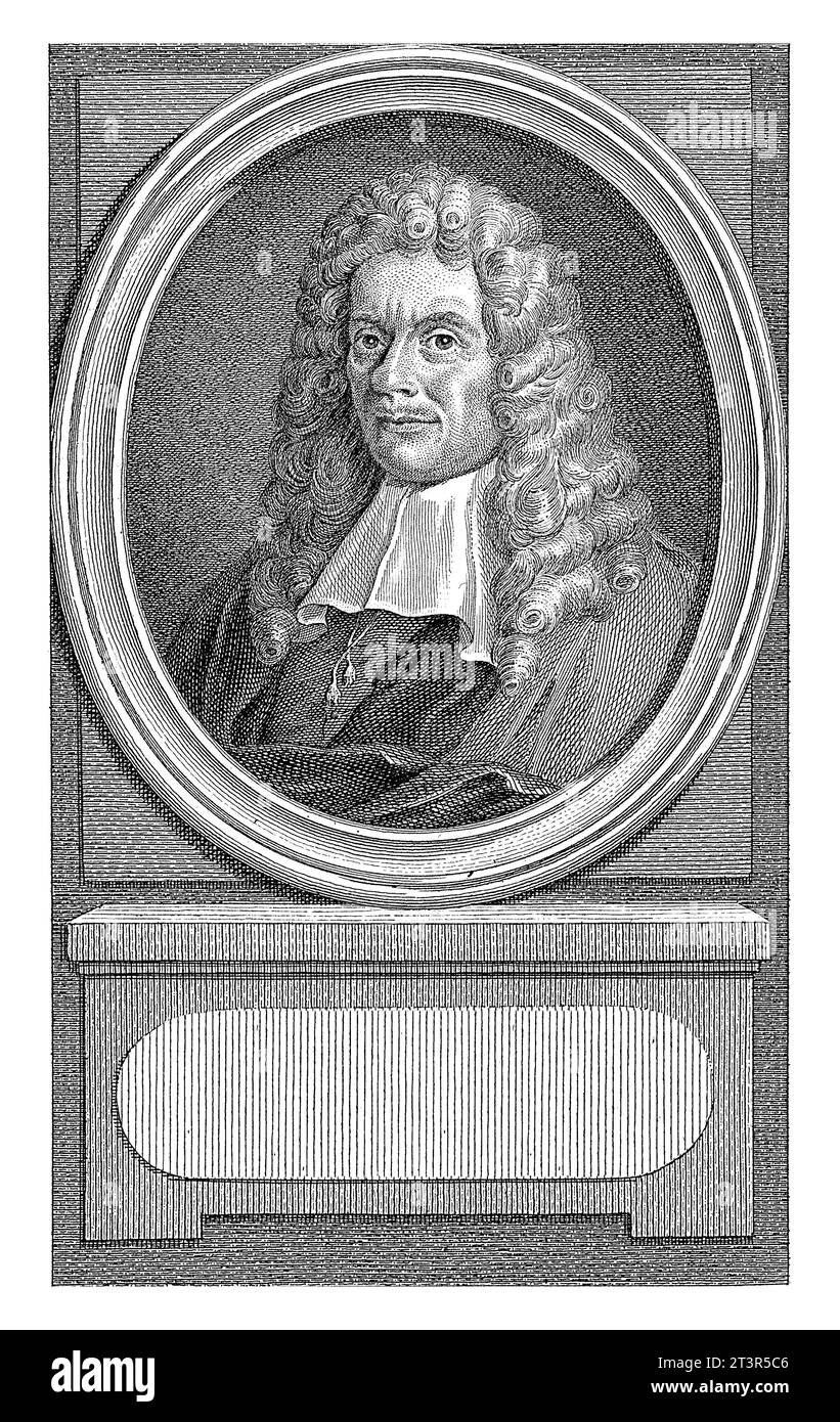 Portrait of the Amsterdam theologian Ludovicus Wolzogen Stock Photo - Alamy