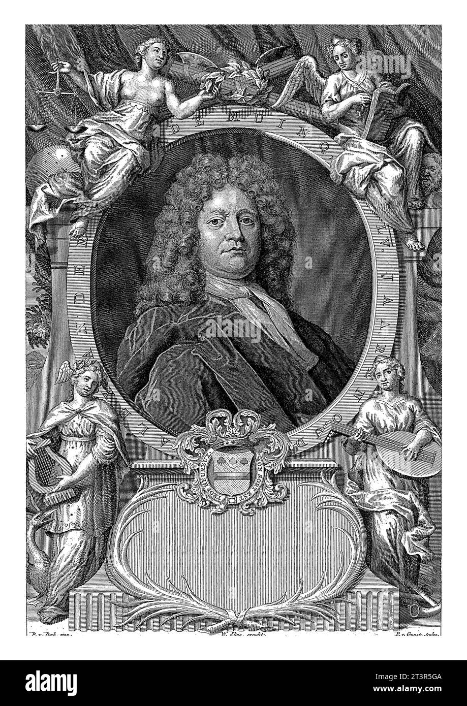 Portrait of Alexander de Muncq at the age of 55, Pieter van Gunst ...