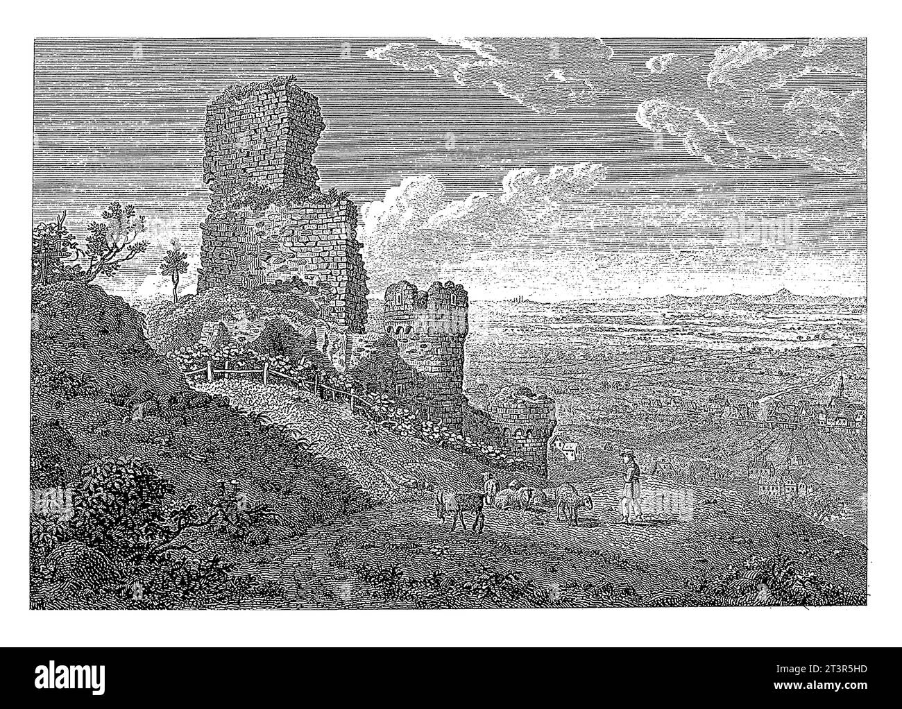 Ruin view Cut Out Stock Images & Pictures - Alamy