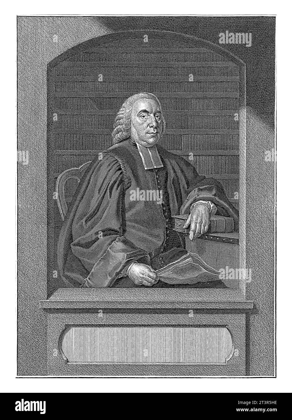 Portrait of Jean Scipion Vernede, Jacob Houbraken, after Hendrik ...