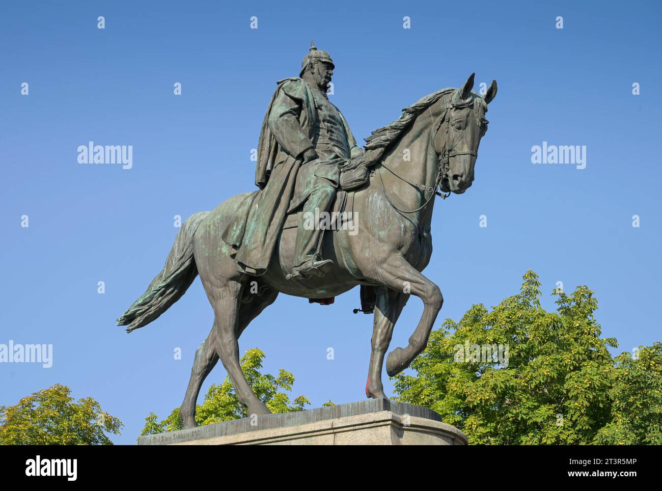 Reiterstandbild Kaiser Wilhelm I, Karlsplatz, Stuttgart, Baden ...