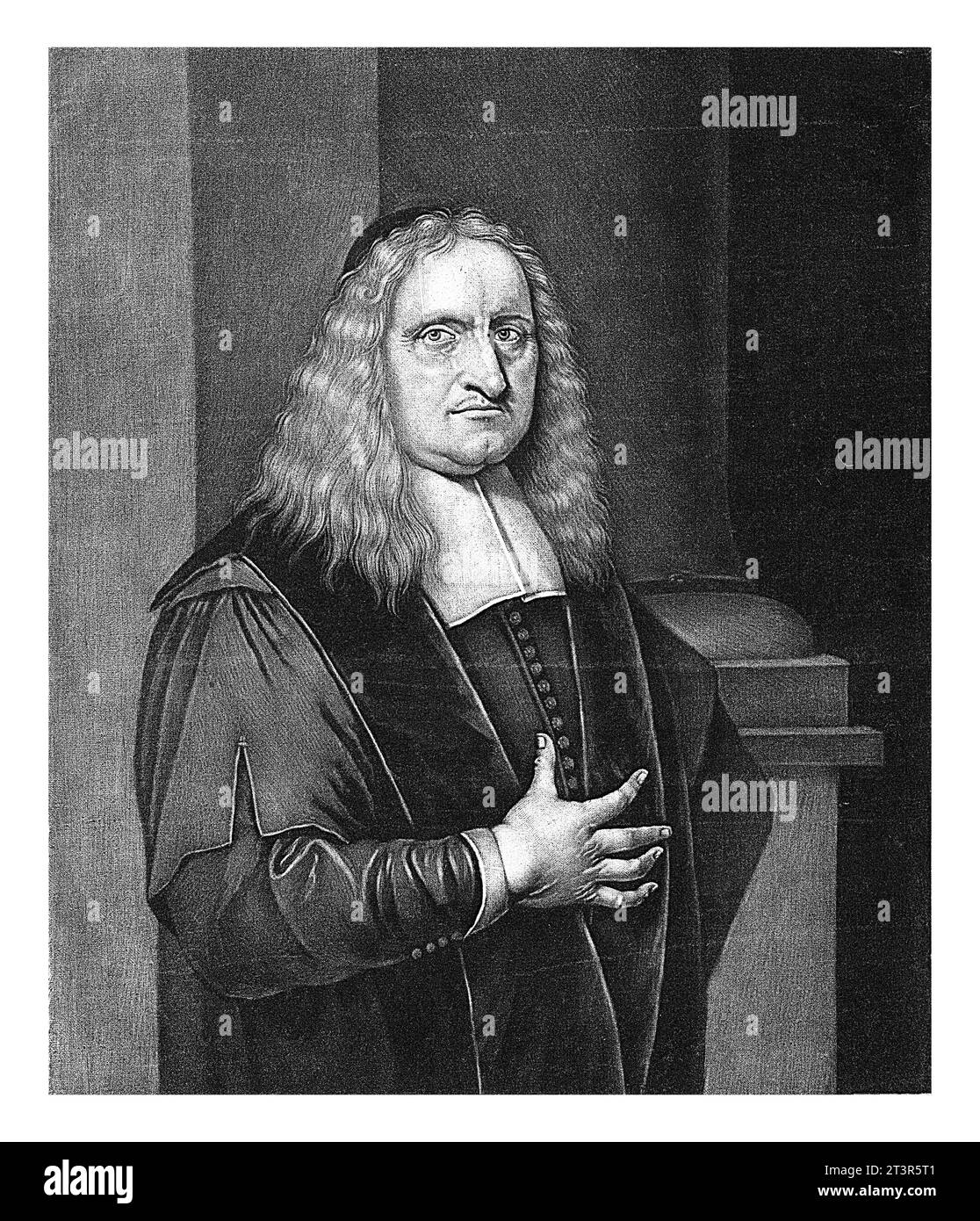 Portrait of Johannes Cocceius, Pieter Schenk (I), 1670 - 1713 Johannes ...