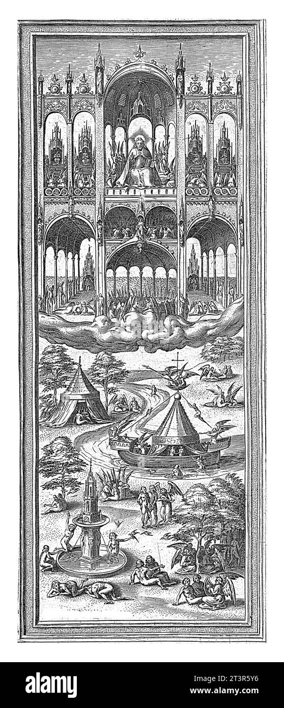 Blessed in Heaven, anonymous, after Jheronimus Bosch, 1548 - 1570 God ...