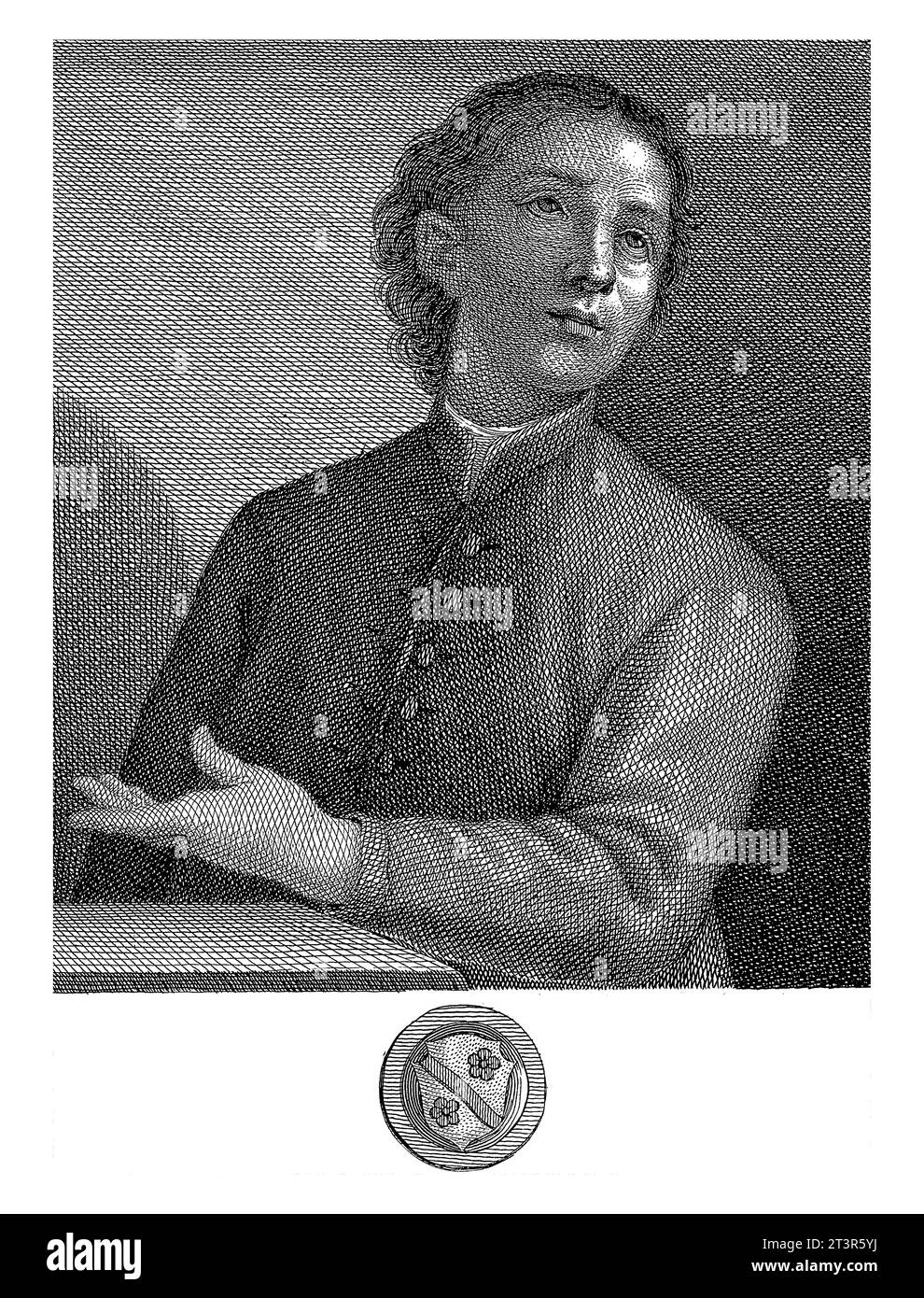 Portrait of Humanist Pietro del Riccio Baldi, Gaetano Vascellini, after ...