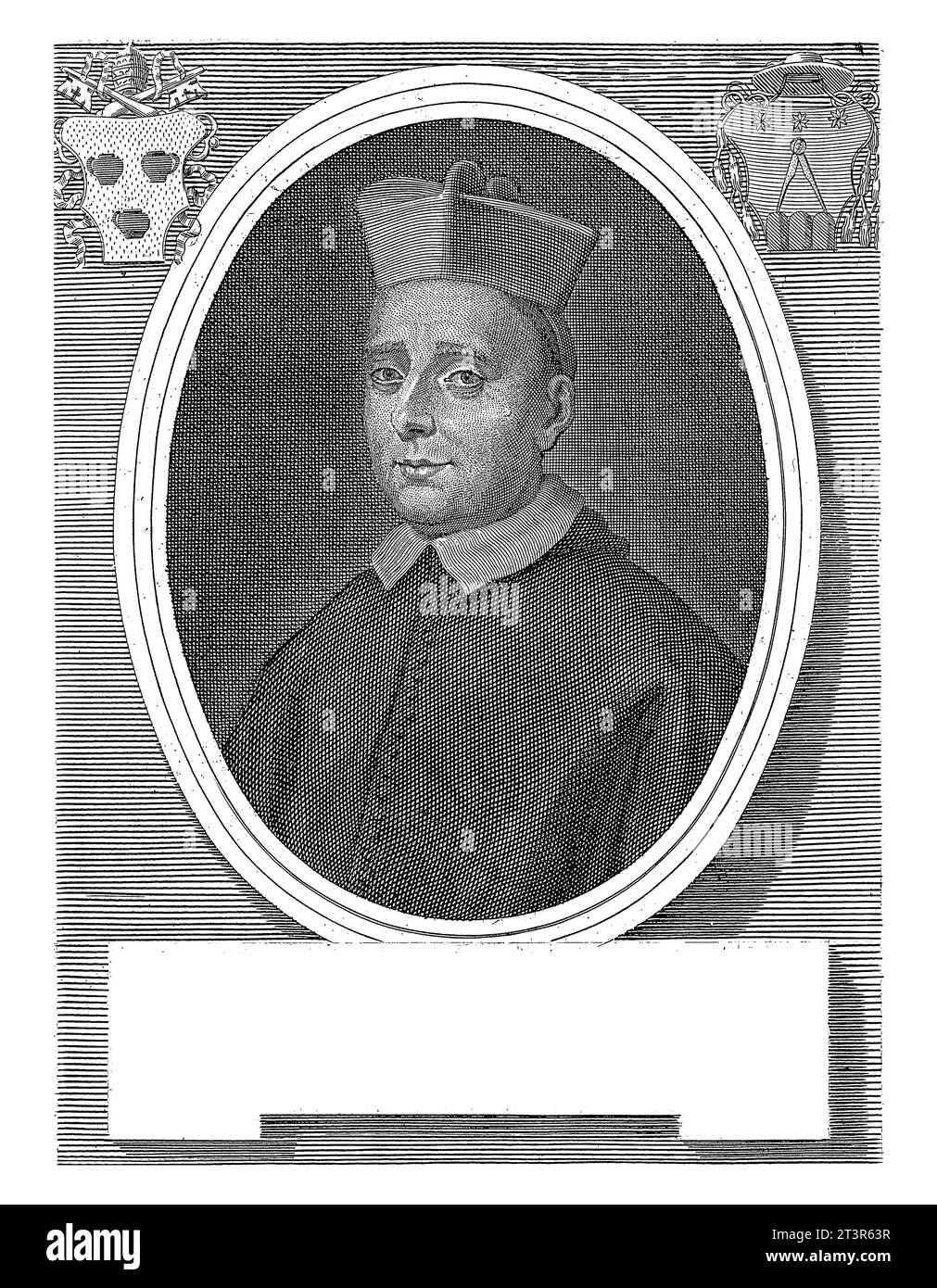 Portrait of Thomas Maria, Benoit Farjat, after Lud. David, 1695 - 1720 ...