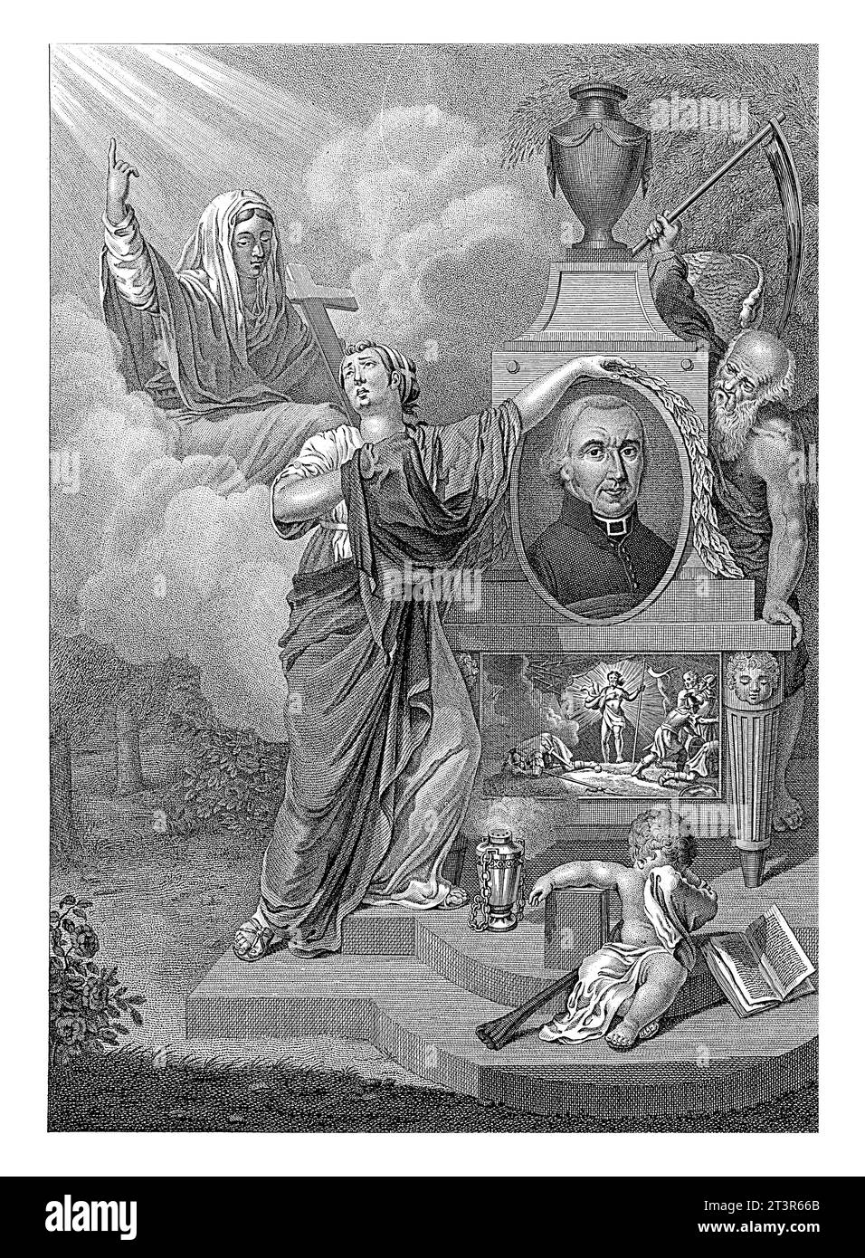 Monument to Johannes Fronhoff, Dirk Sluyter, after Haatje Pieters ...