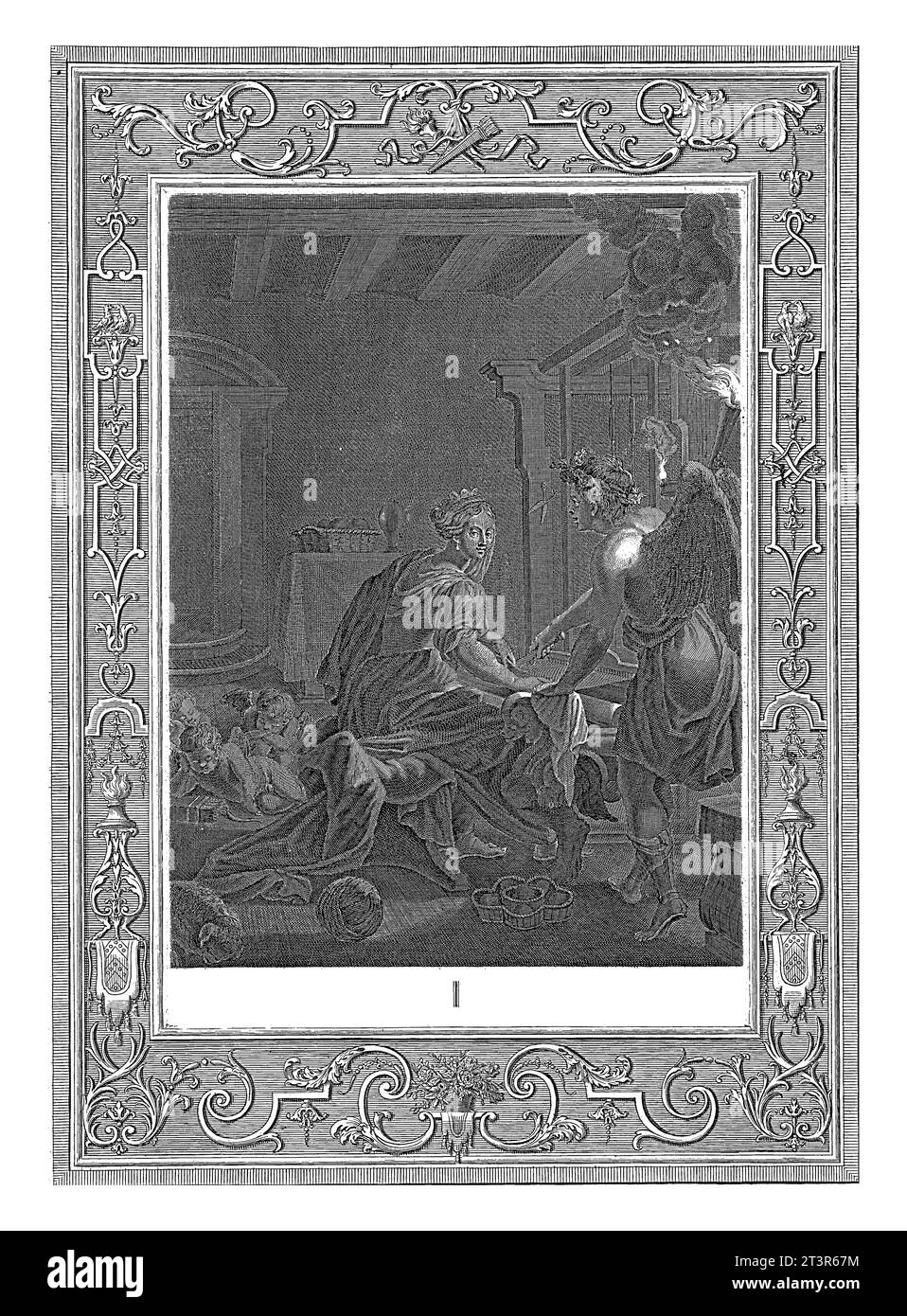 Penelope Weaving the Shroud for Laertes, Bernard Picart (workshop of ...