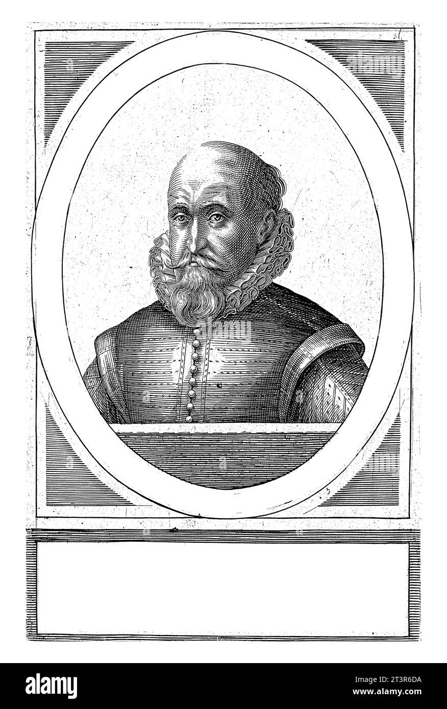Portrait of Abel Coenders van Helpen, Hendrick Hondius (I), 1608 Bust ...