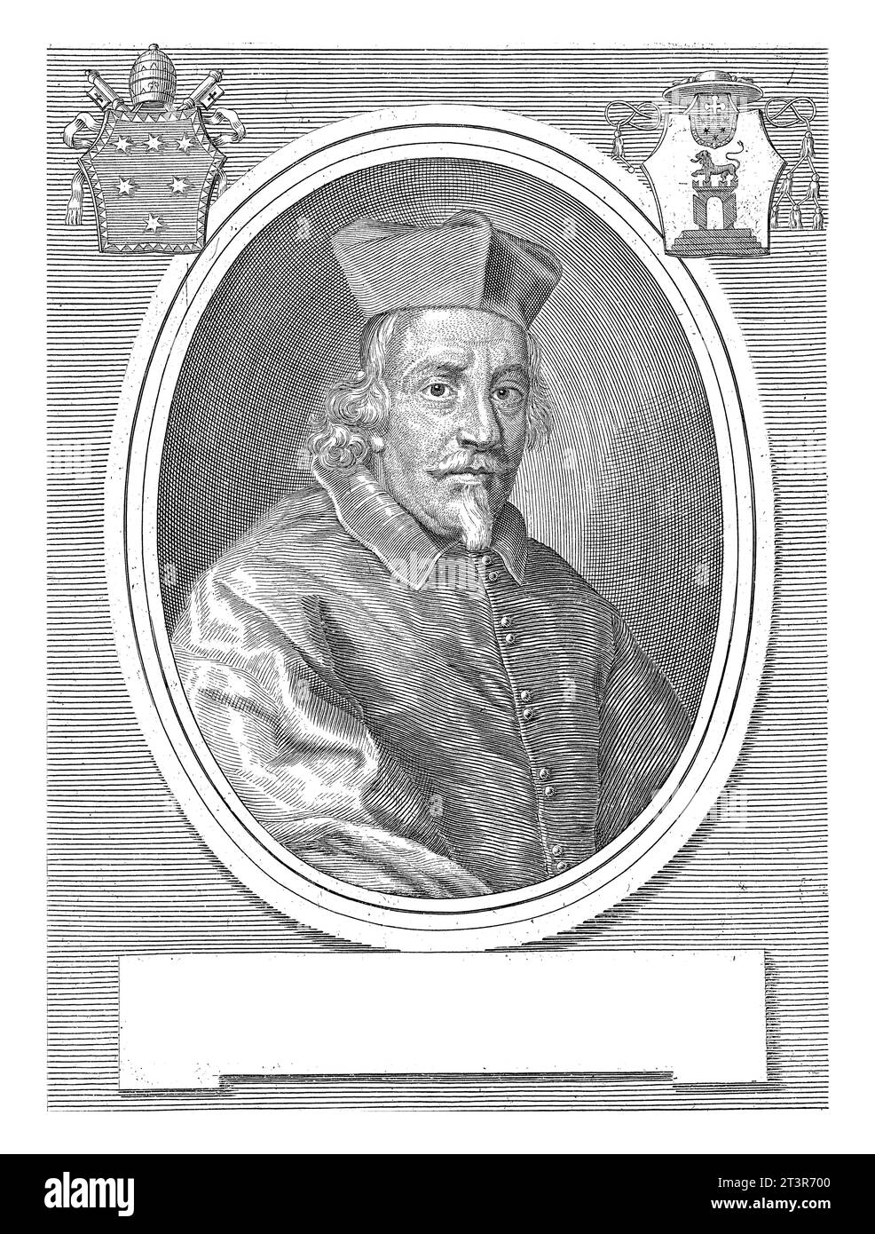 Portrait of Cardinal Mario Alberizzi, Albertus Clouwet, 1675 - 1679 ...