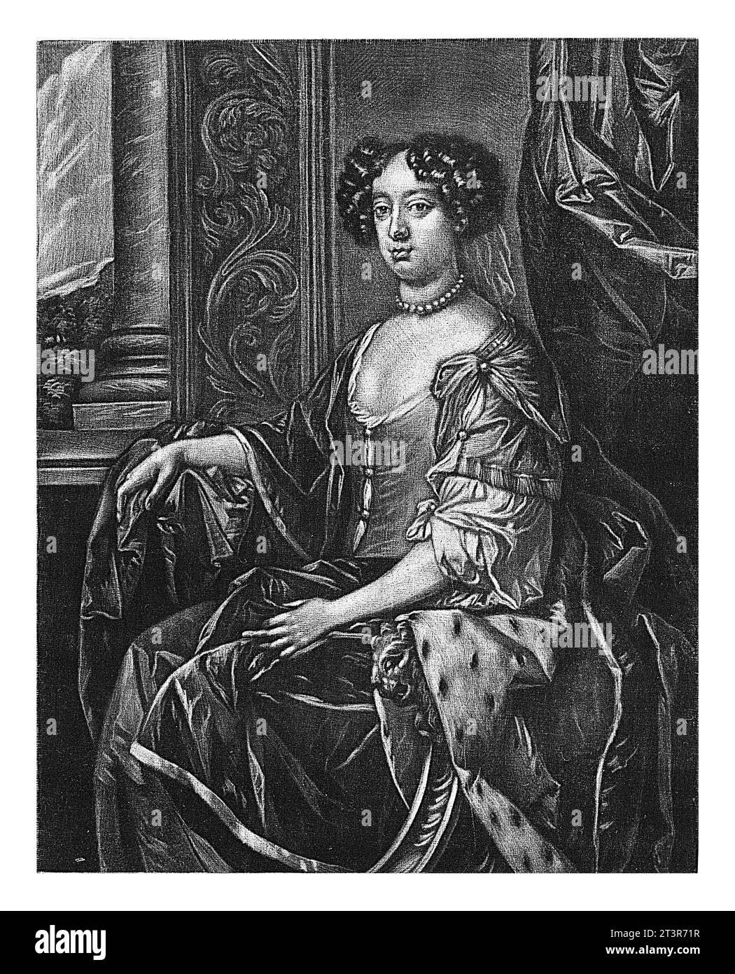 Portrait of Barbara Villiers Duchess of Cleveland, Carel Allard, after ...