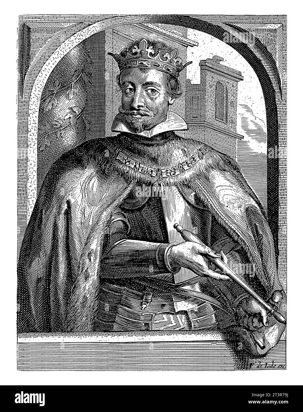 Portrait of Philip III, King of Spain, Pieter de Jode (II), 1628 - 1670 Portrait of Philip III ...