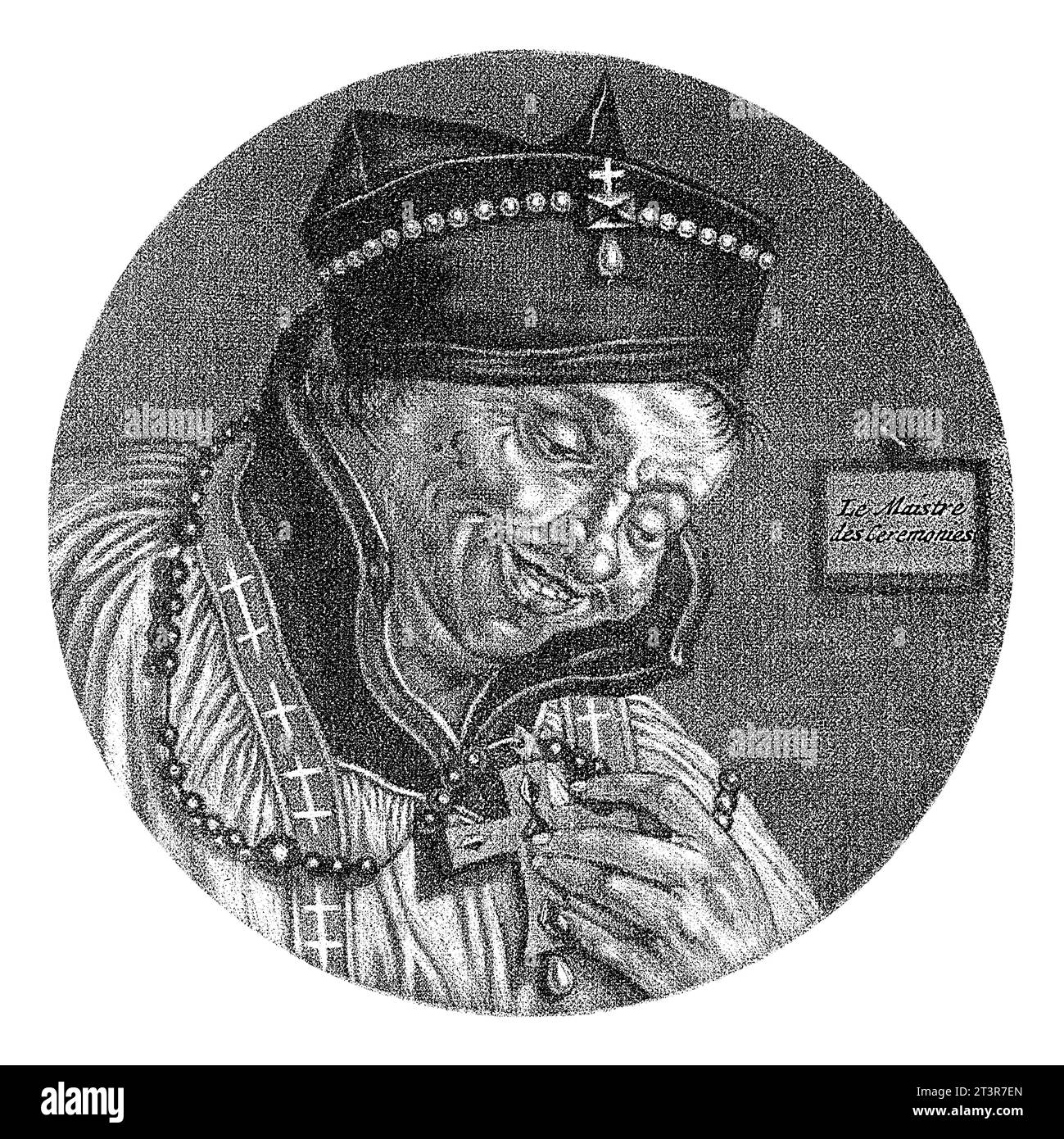 Vanity, Jacob Gole, after Cornelis Dusart, 1693 - 1700 A clergyman with ...