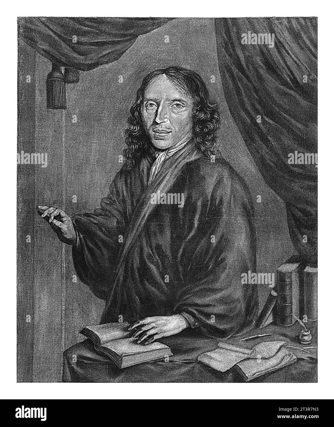 Portrait of Hero Sibersma, Cornelis A. Hellemans, 1650 - 1700 The ...