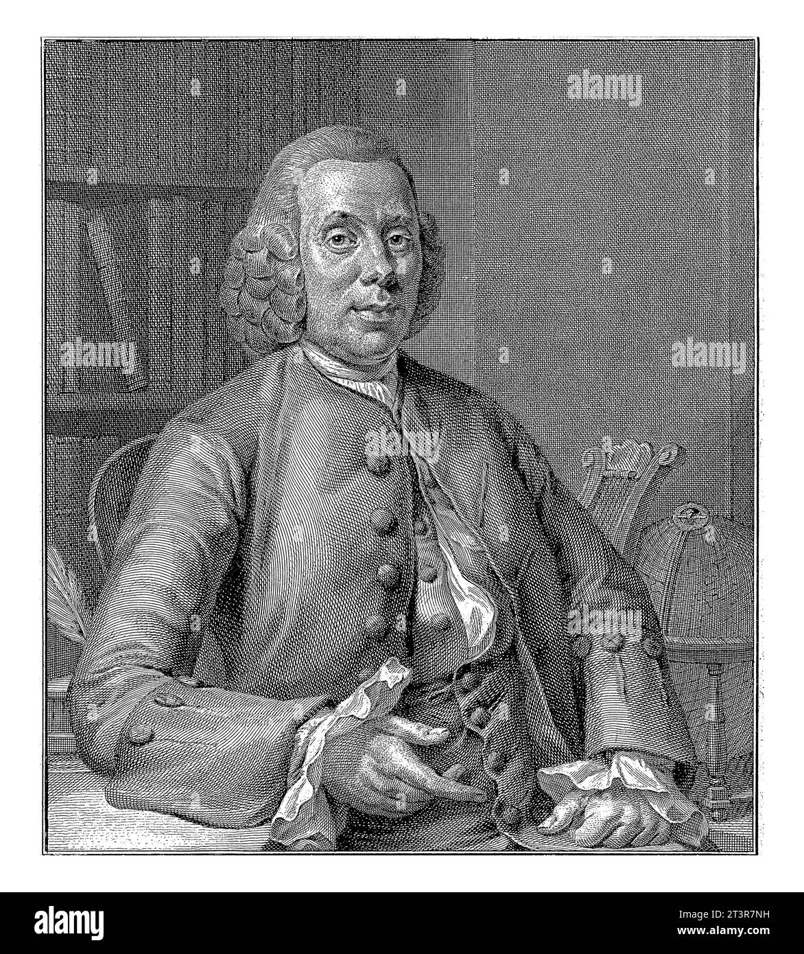 Portrait of the poet Nicholas Simon van Winter Stock Photo - Alamy