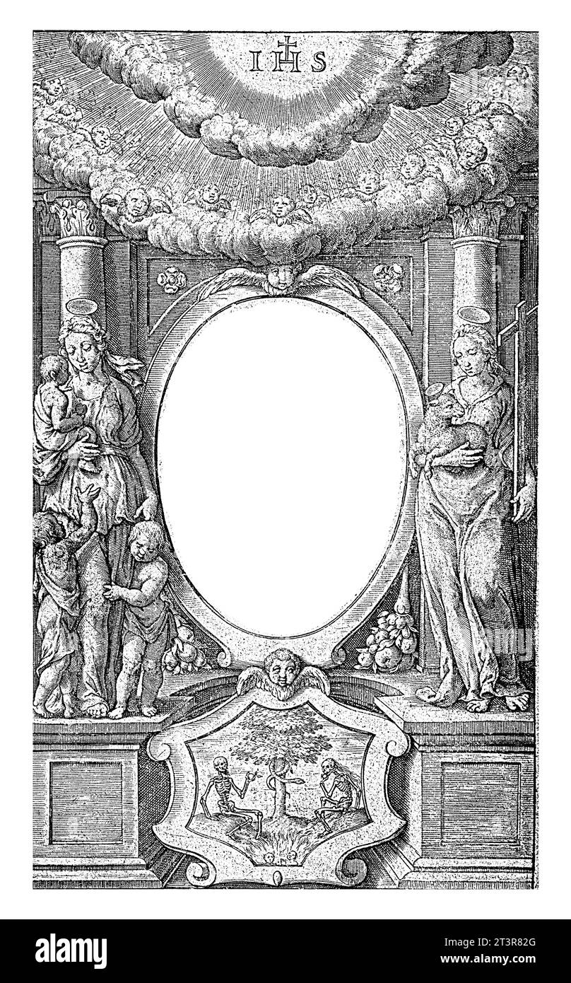 Oval architectural frame Cut Out Stock Images & Pictures - Alamy