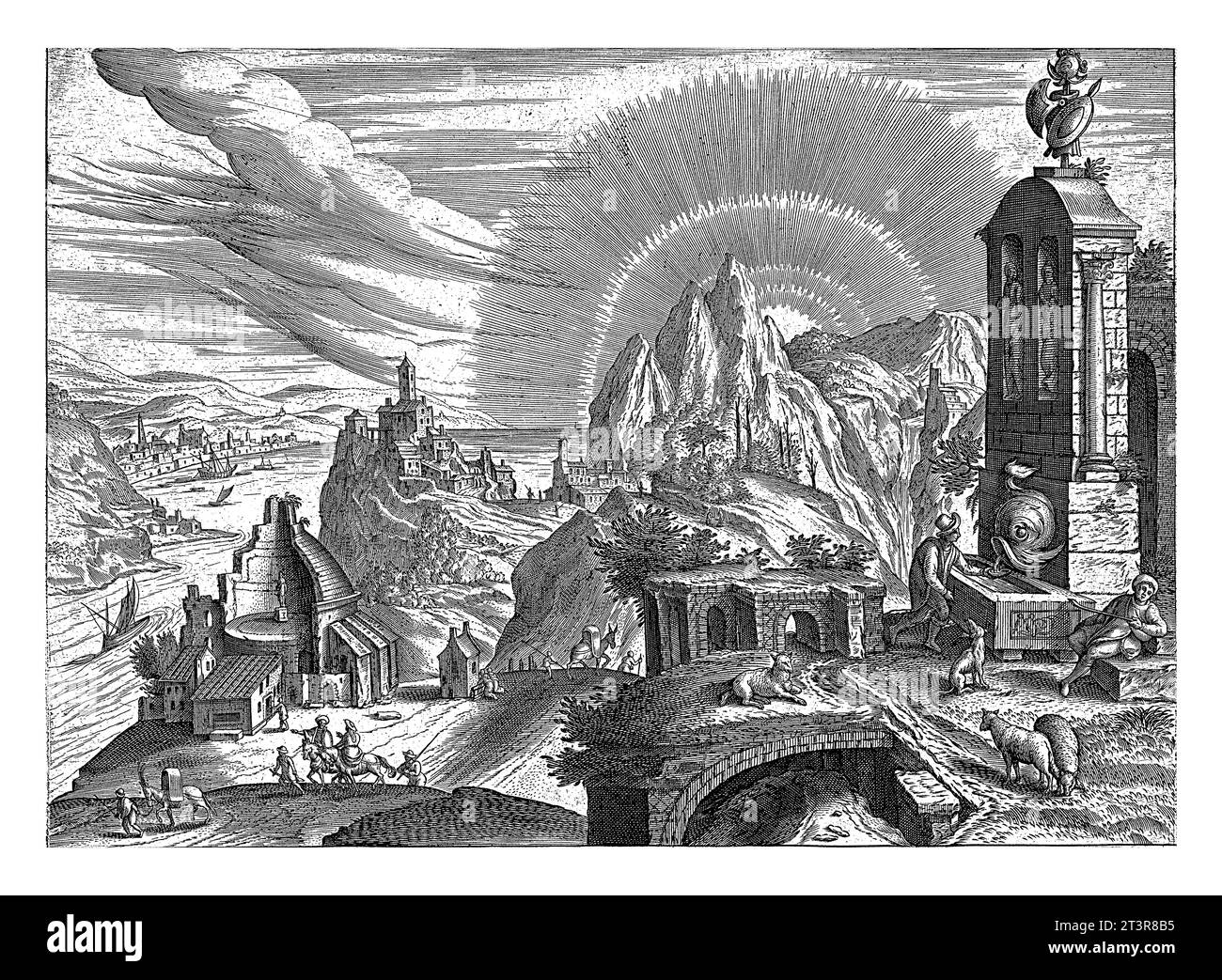 Roman ruins in ancient Cut Out Stock Images & Pictures - Alamy