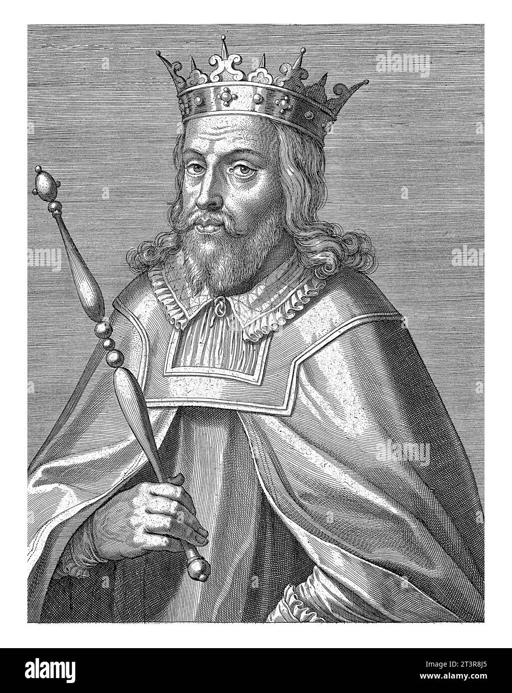Portrait of Edward I King of Portugal, Cornelis Galle (I), 1621 ...