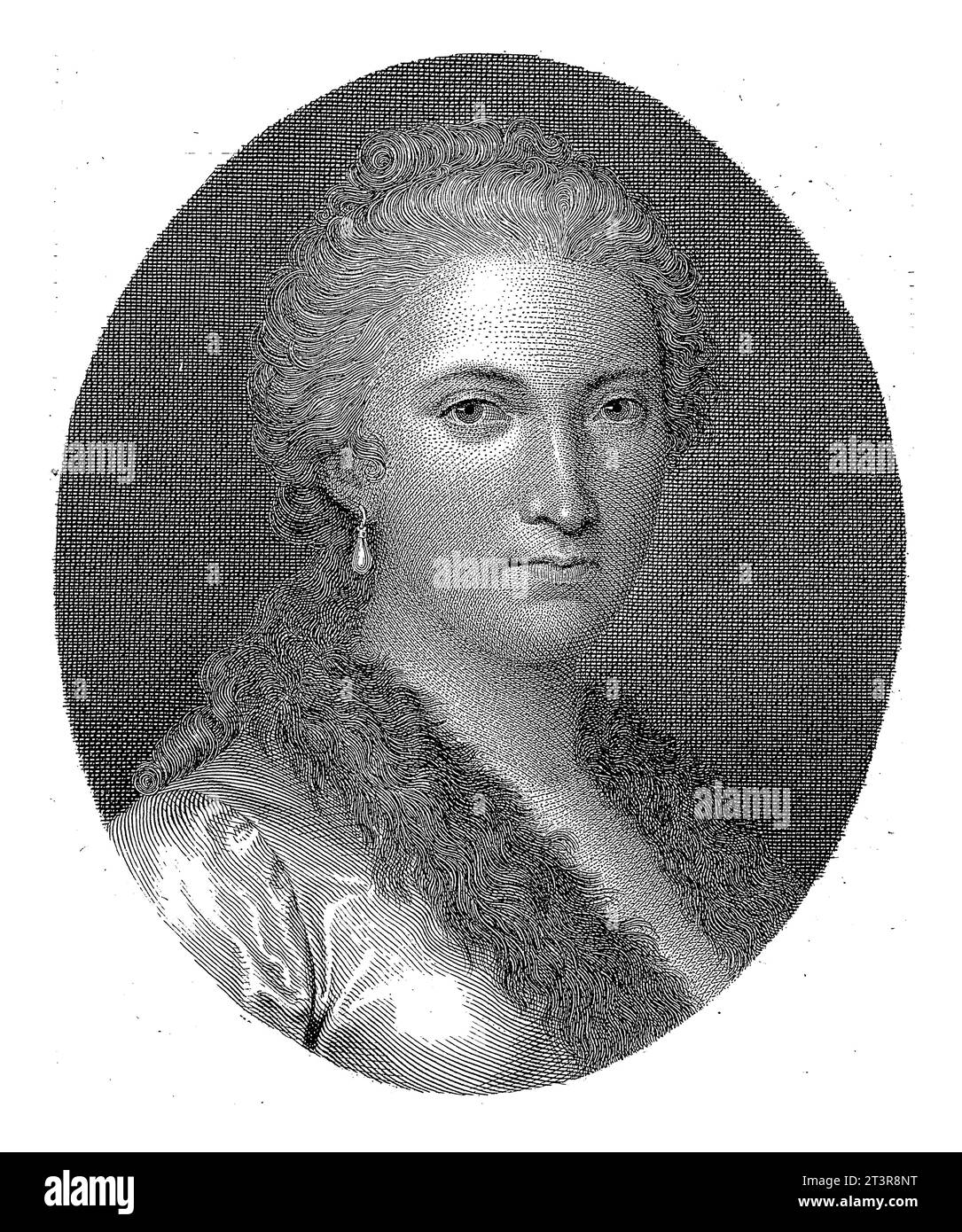 Portrait of Maria Gaetana Agnesi, Ernesta Bisi, after Maria Longhi ...