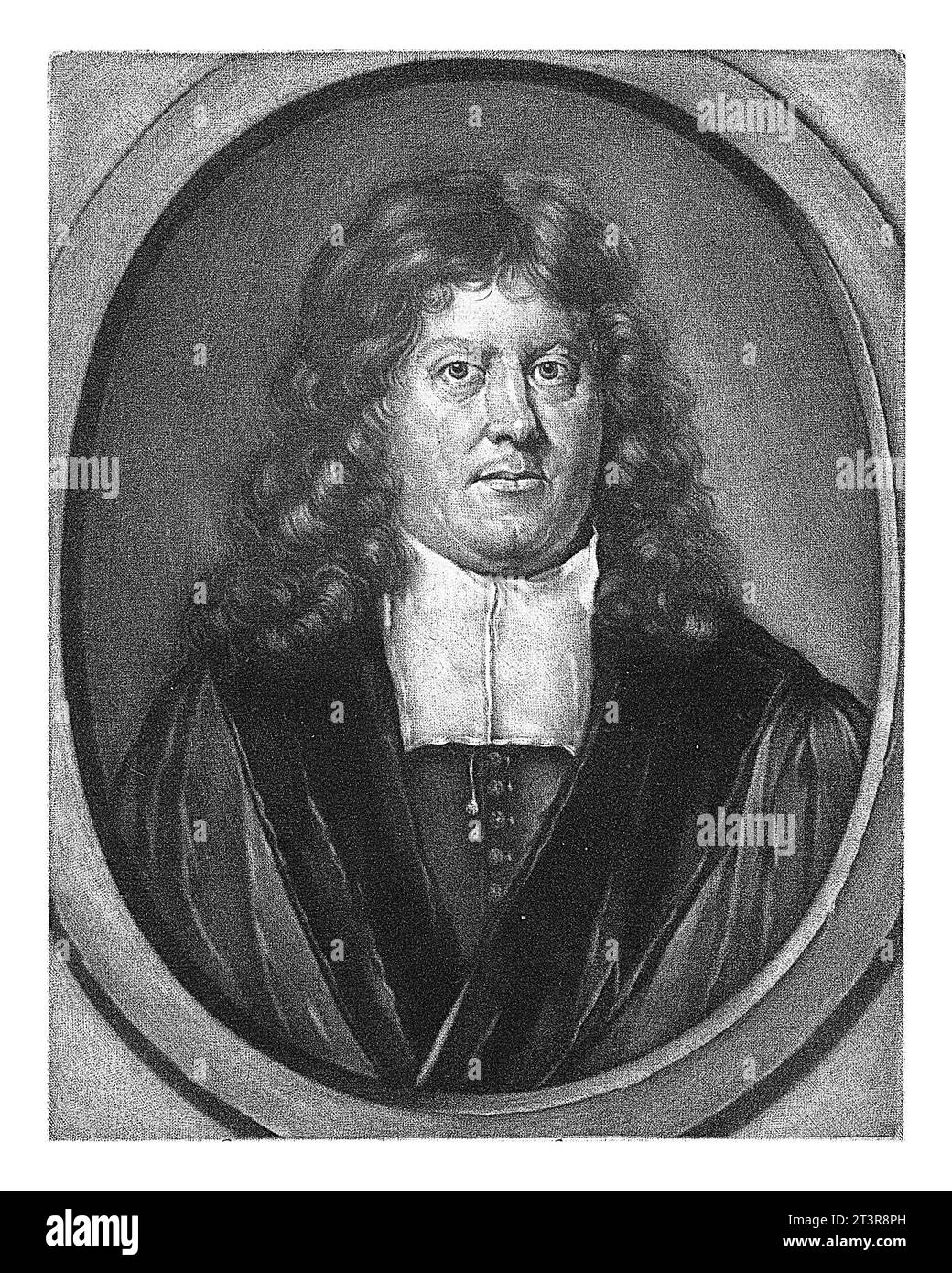 Portrait of Gerbrand van Leeuwen, Pieter Schenk (I), after David van ...