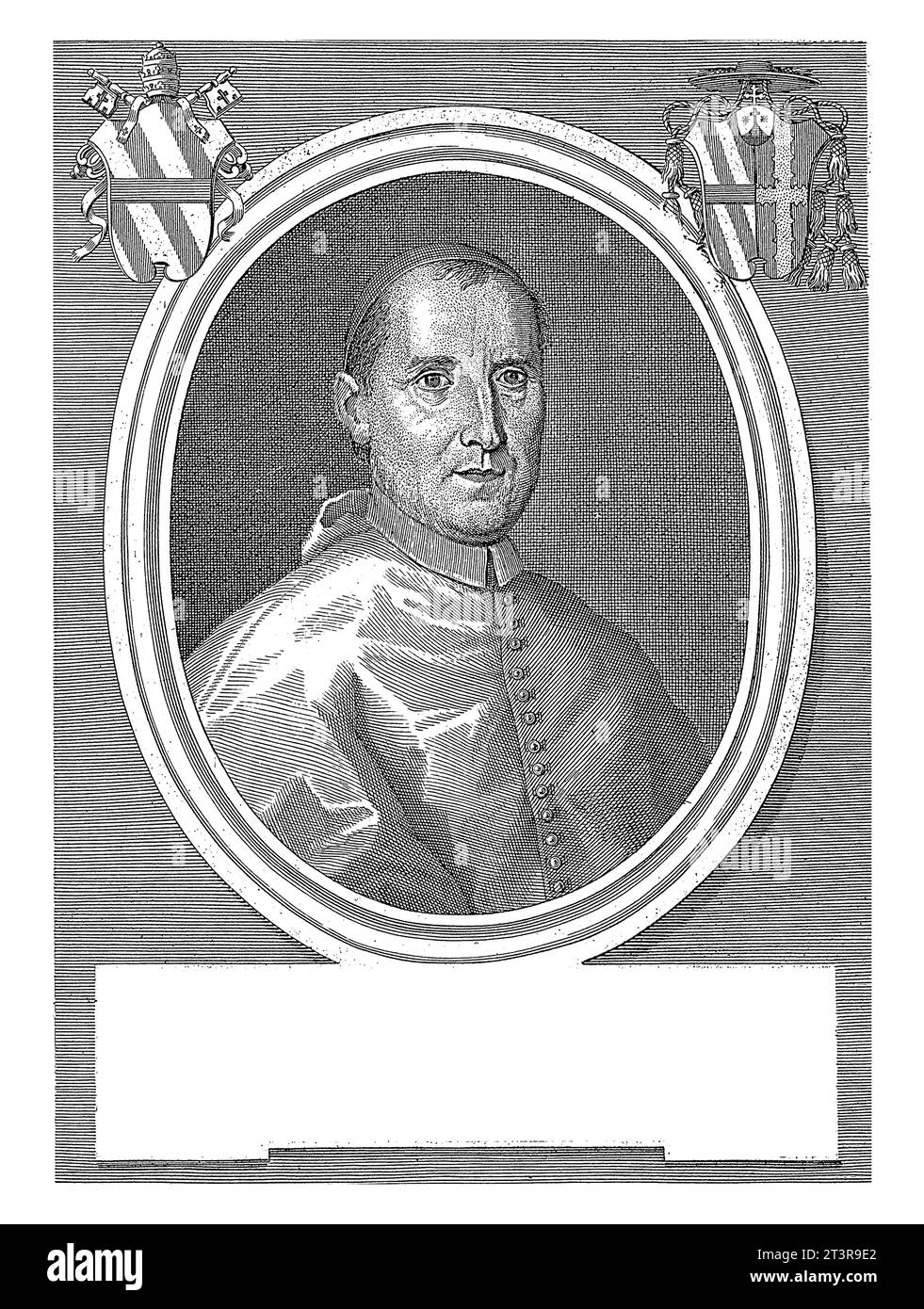 Portret van kardinaal Giovanni Antonio Guadagni, Rocco Pozzi, after ...