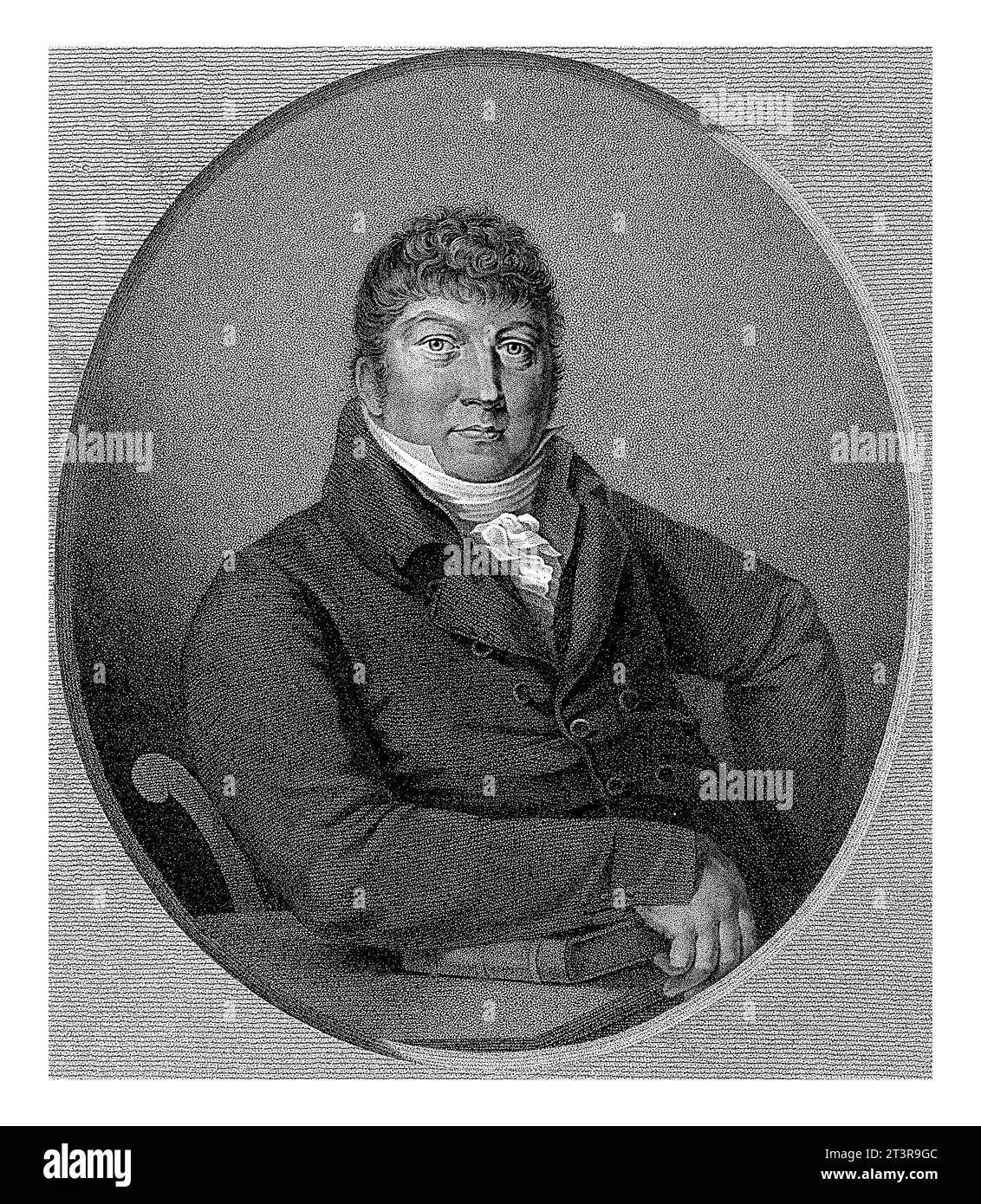 Portrait of the physician Nicolaas Willem Rauwenhoff, Ludwig Gottlieb ...
