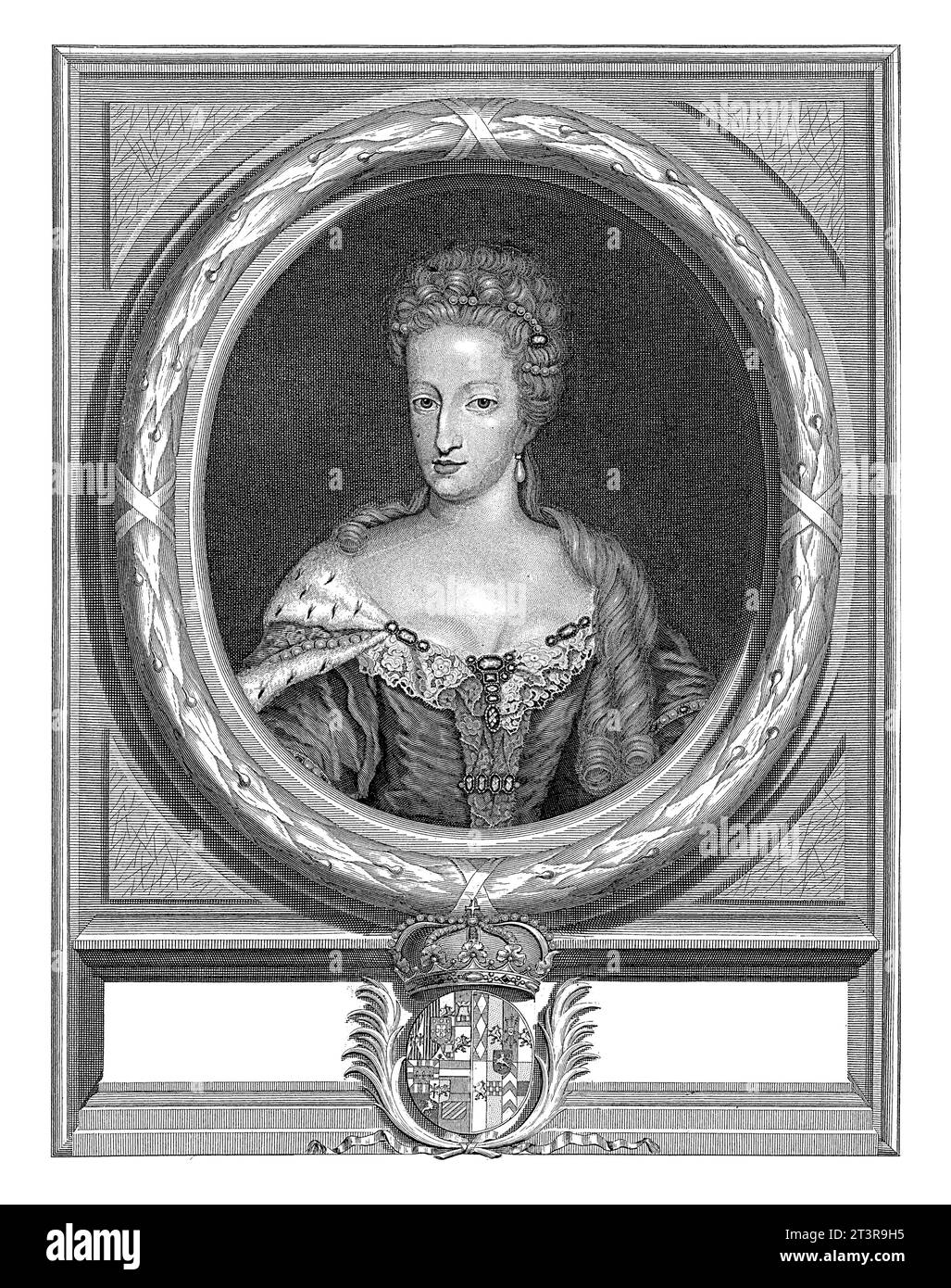 Portrait of Queen Maria Anna of Spain, Pieter van Gunst, 1659 - 1700 ...