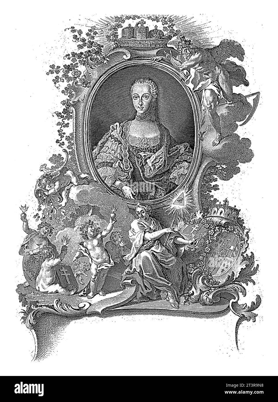 Portrait of Maria Elisabeth Josepha, Archduchess of Austria, Johann ...