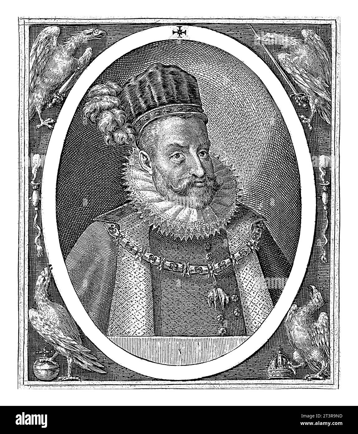 Underneath his motto i hi-res stock photography and images - Alamy