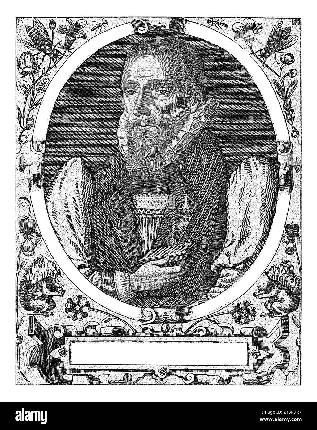 Portrait of Bishop Arthur Lake, Theodor de Bry, after Jean Jacques ...