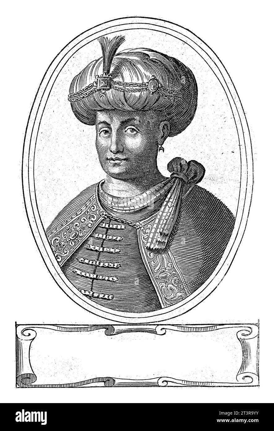Portrait of a Turkish Sultan, Theodor Matham (attributed to), 1615 ...