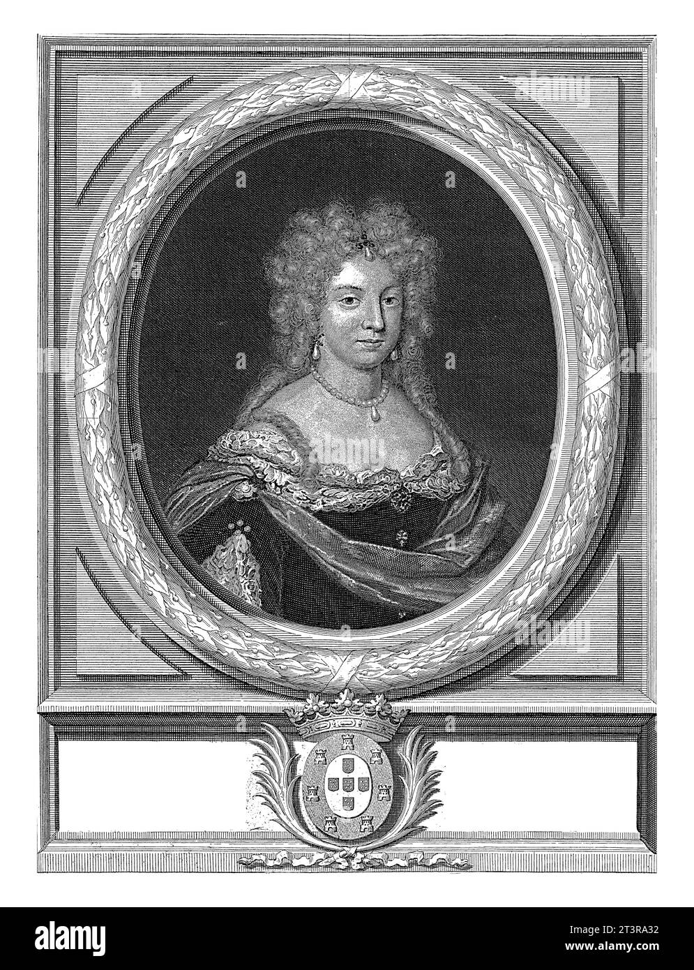 Portrait of princess elisabeth maria of portugal hi-res stock ...