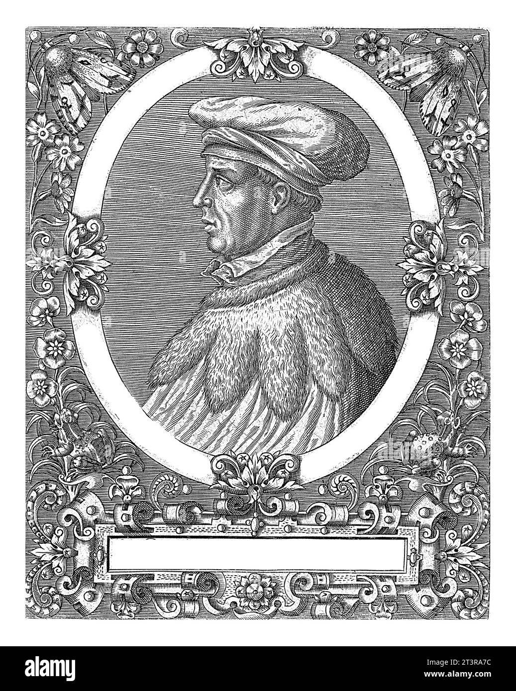 Portrait of Baldus de Ubaldis, Theodor de Bry, after Jean Jacques ...