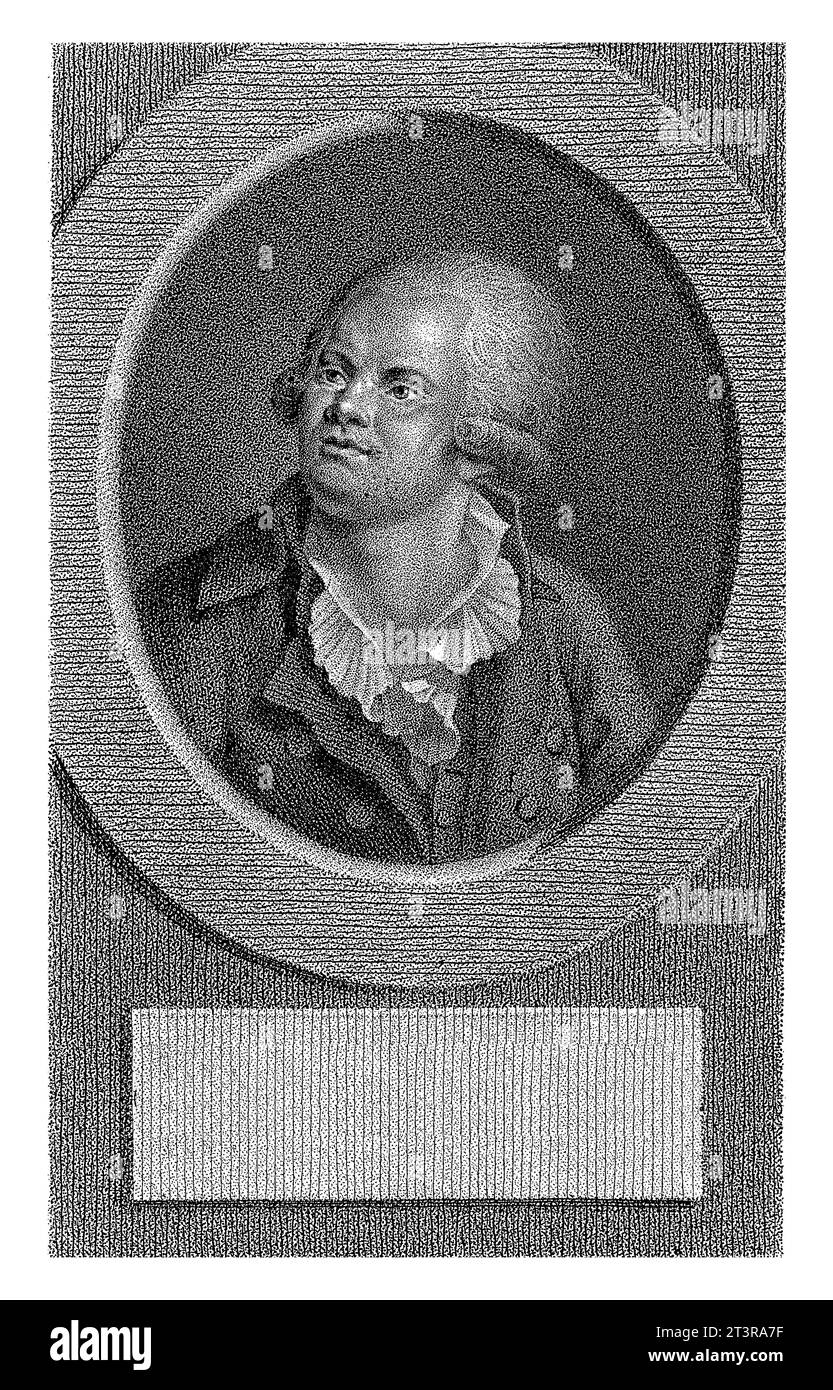 Portrait of Georges Jacques Danton, Lambertus Antonius Claessens, c ...