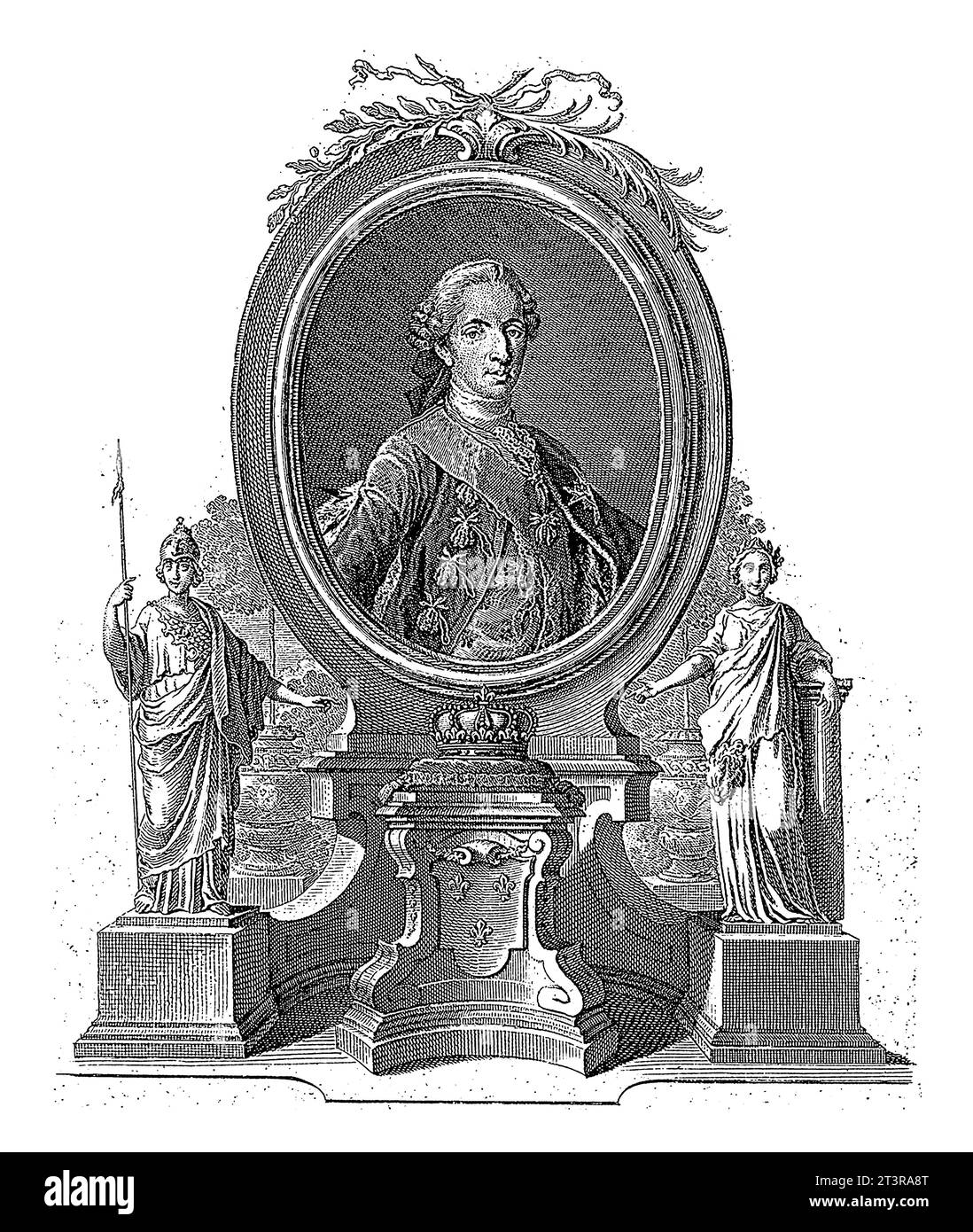 Portrait of Louis XVI, King of France, Johann Esaias Nilson, 1774 ...