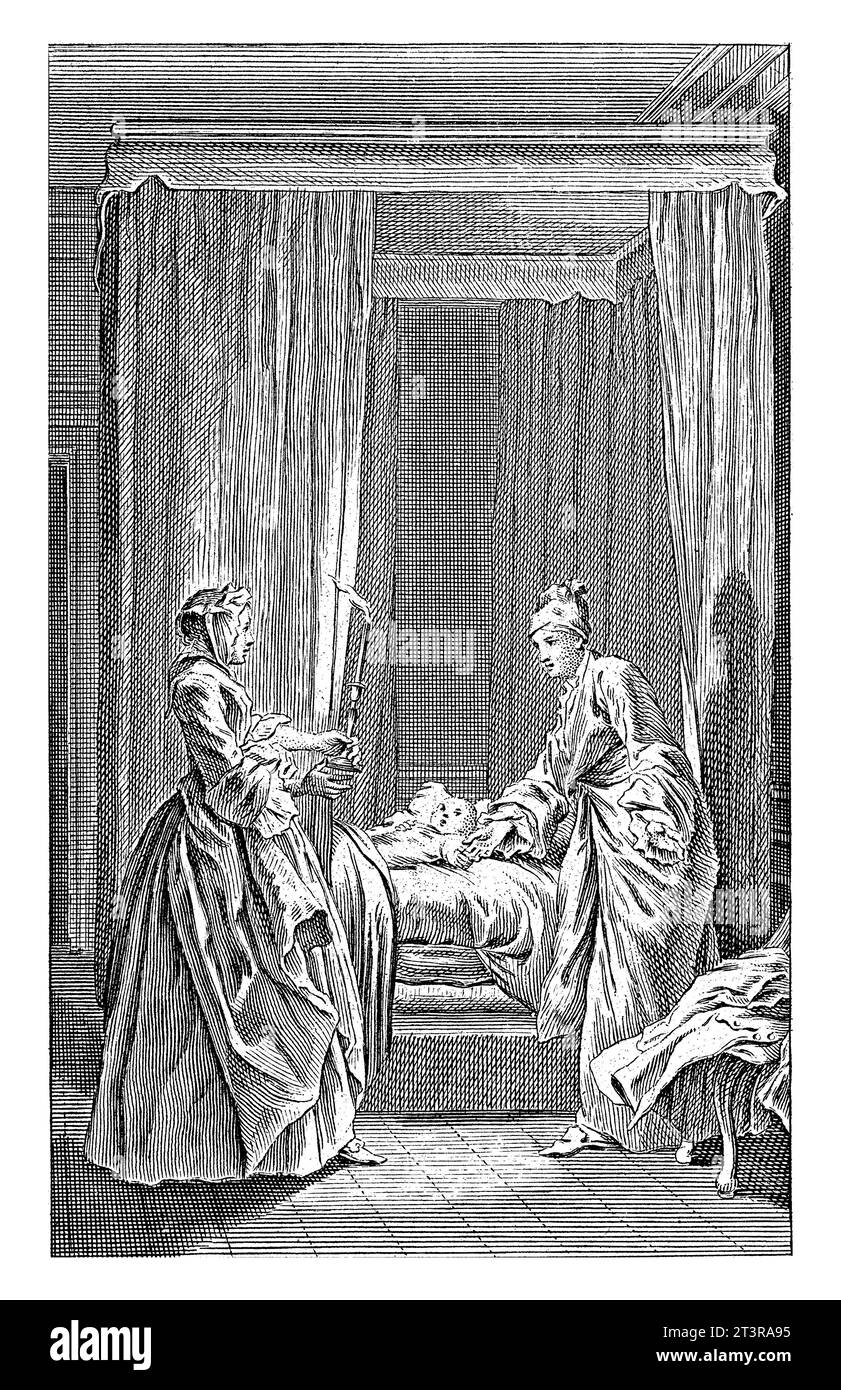 Debora Wilkins discovers a baby, Jan Punt, after Hubert Francois ...