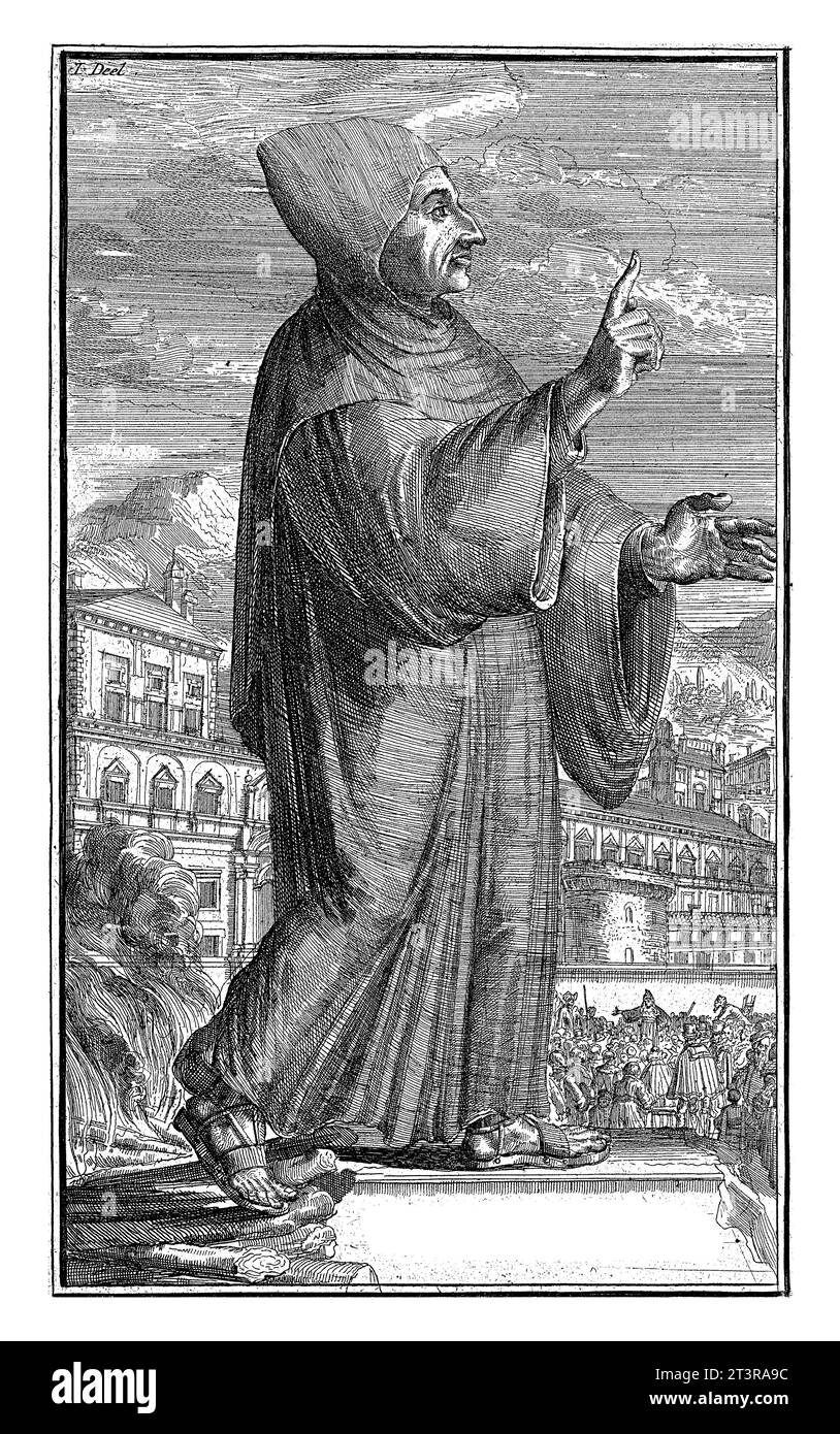 Portrait of Savonarola, Romeyn de Hooghe, 1701 Portrait of Savonarola ...