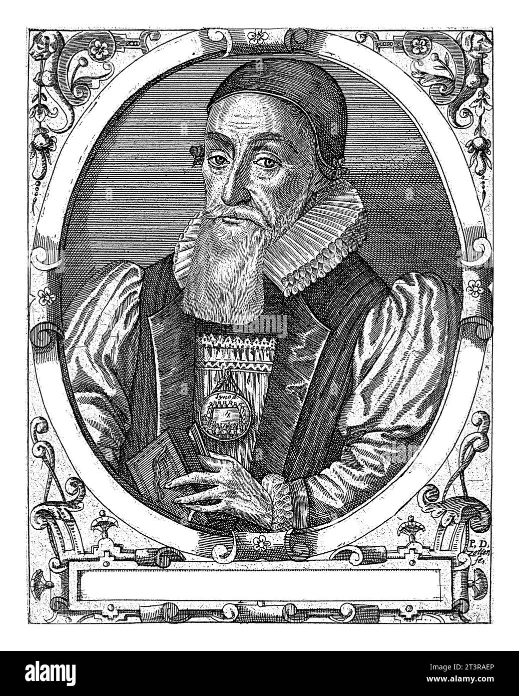 Portrait of Joseph Hall, Paul de Zetter, 1650 - 1669 Portrait of Joseph ...