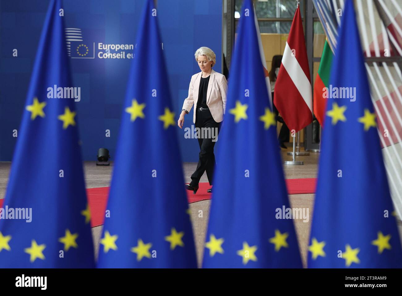 Brussels, Belgium. 26th Oct, 2023. President of the European Commission ...