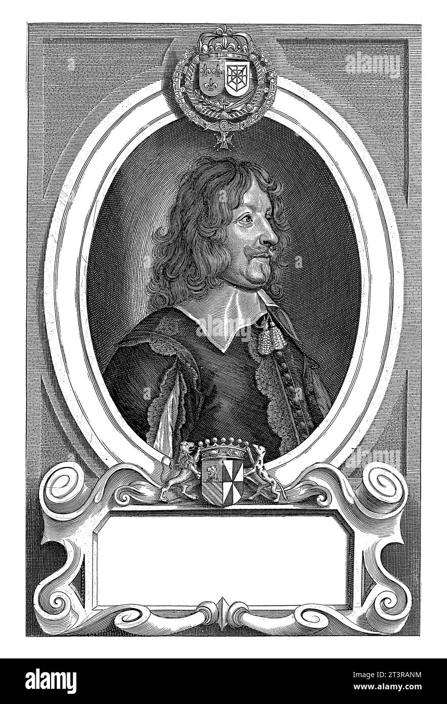 Portrait of Abel de Servien, Count de la Roche, Paulus Pontius, after Anselm van Hulle, 1697 ...