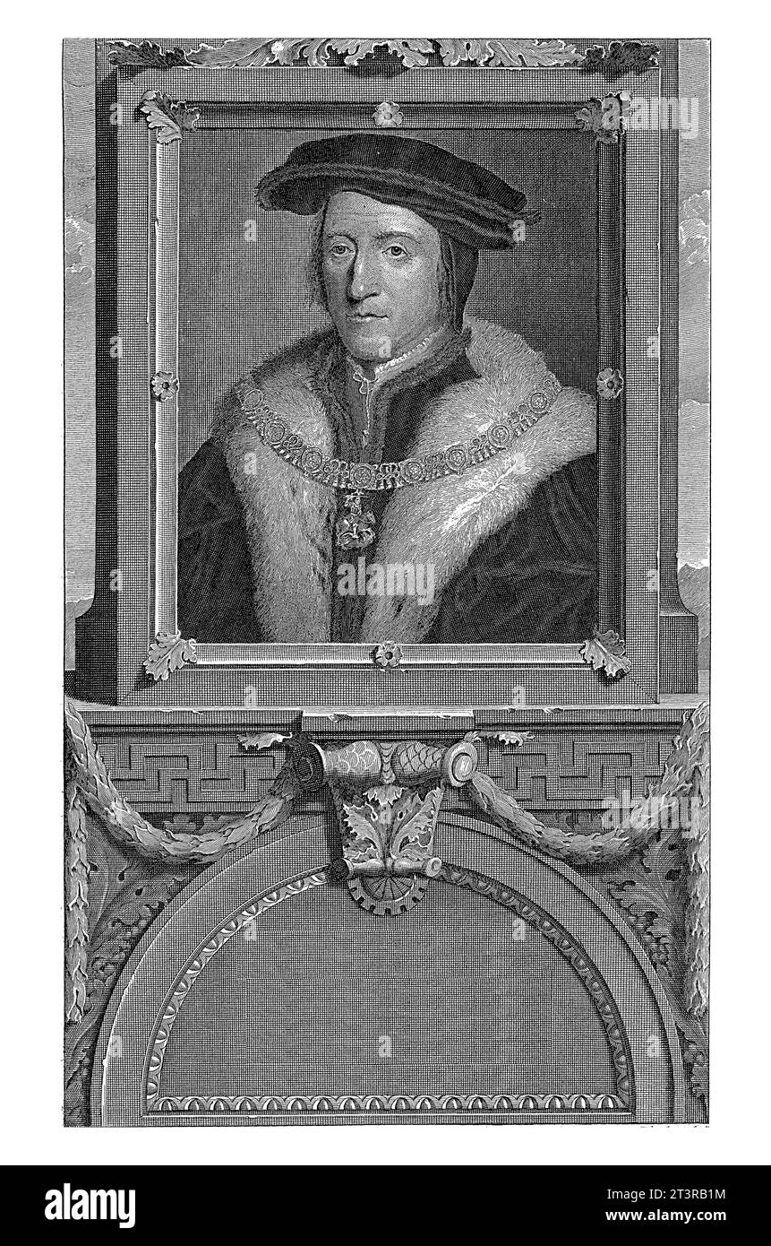 Portrait of Thomas Howard, Earl of Norfolk, Pieter van Gunst, after ...
