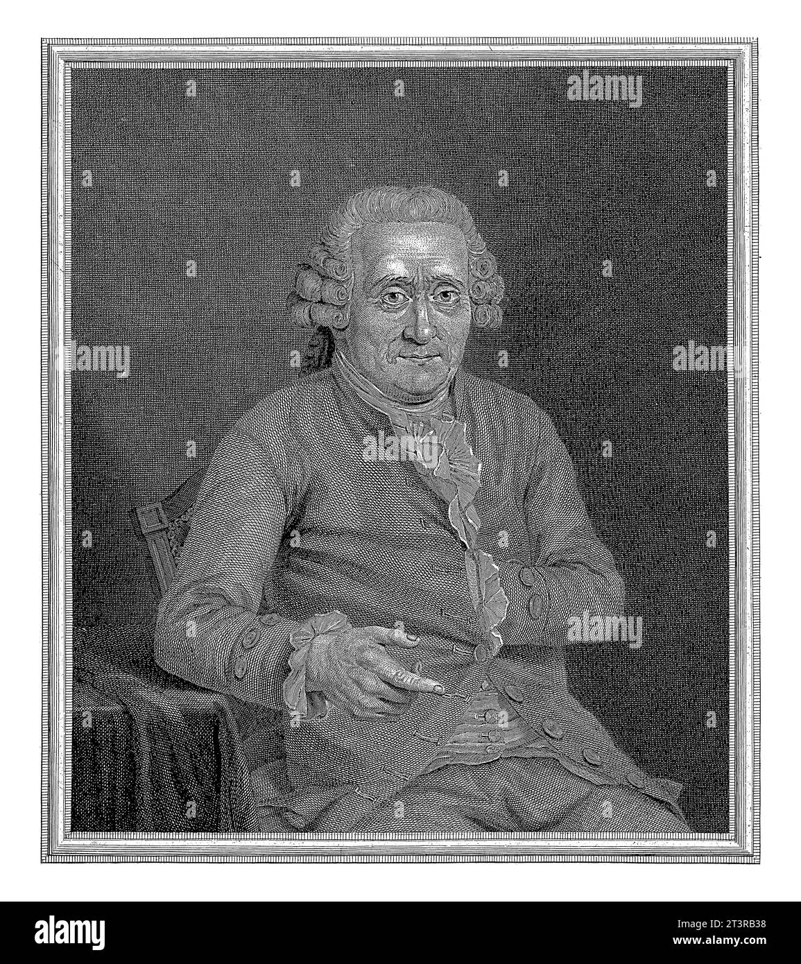Portrait of Henricus Schultz, Pieter Hendrik Jonxis, after Christiaan ...