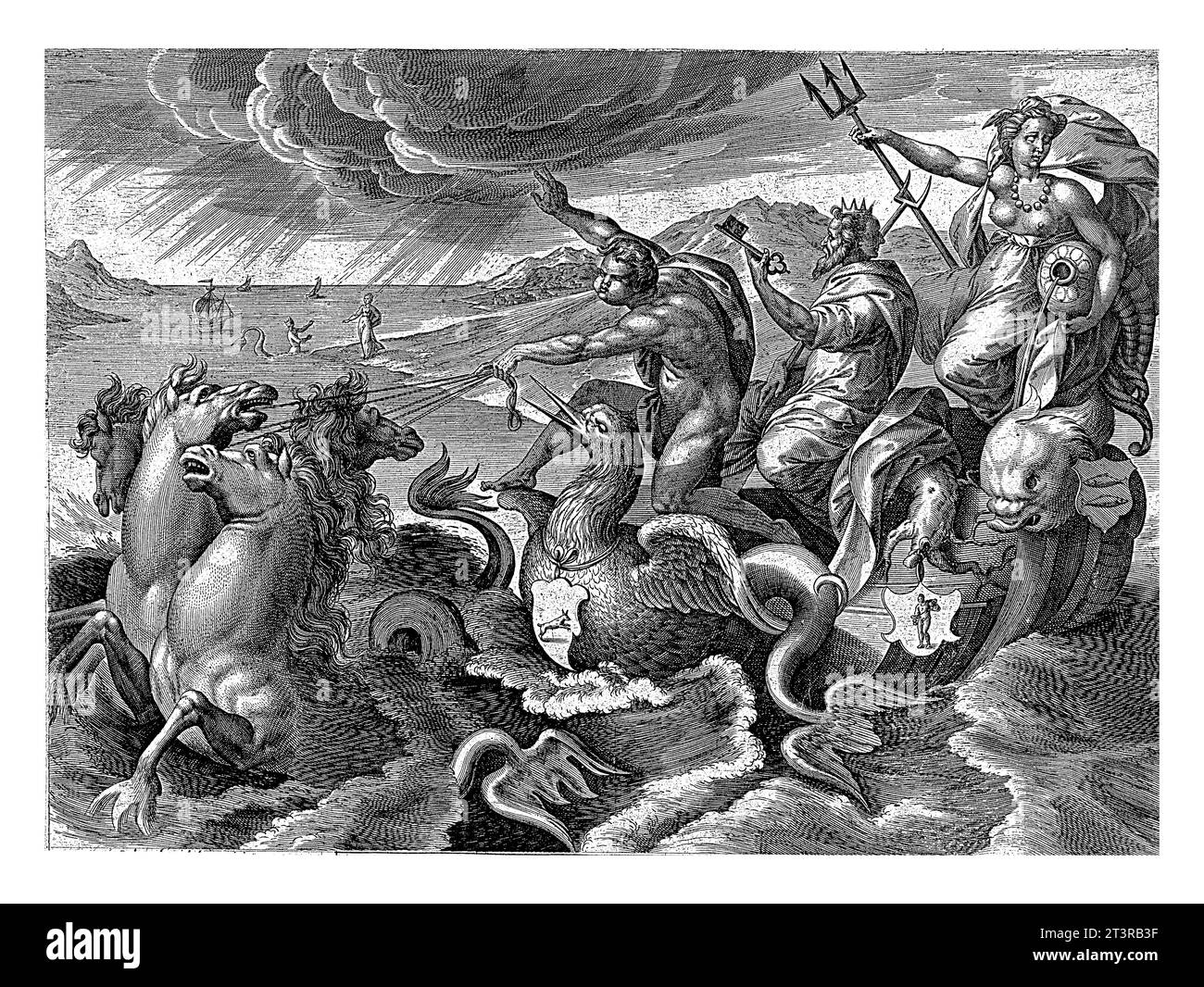 Water, Antonie Wierix (II), after Marten van Cleve (I), 1565 - before ...