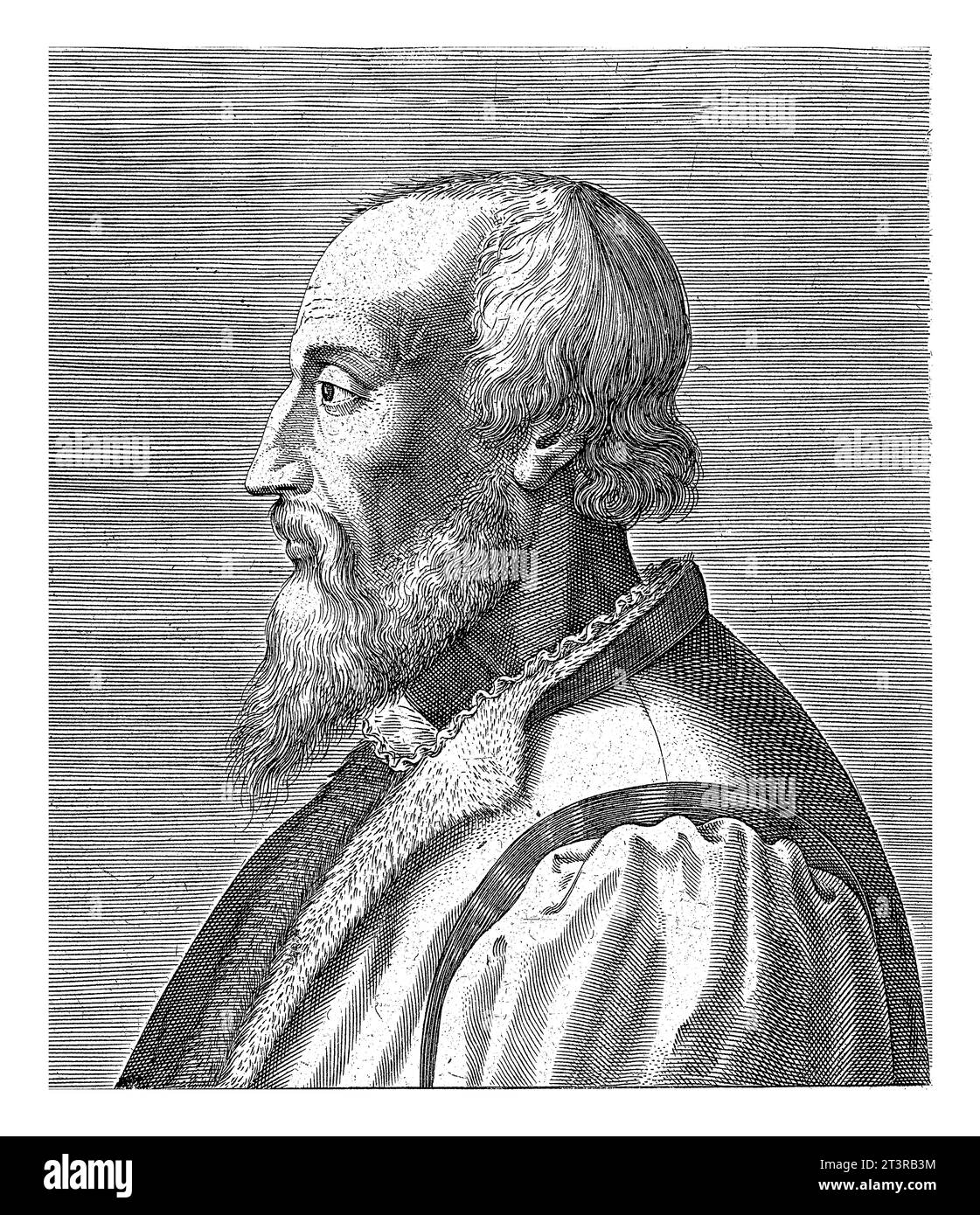 Portrait of Ludovico Aristo, Philips Galle, 1587 - 1612 Portrait of ...
