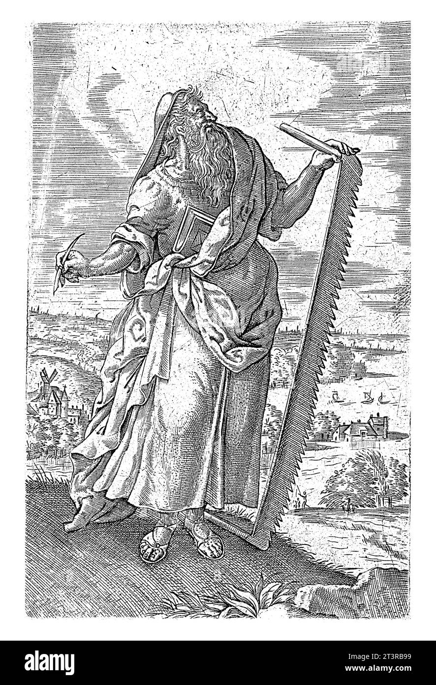 Prophet isaiah art Black and White Stock Photos & Images - Alamy