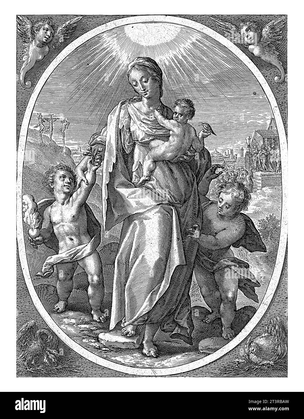 Love, Crispijn van de Passe (I), 1574 - 1637 The Female Personification ...